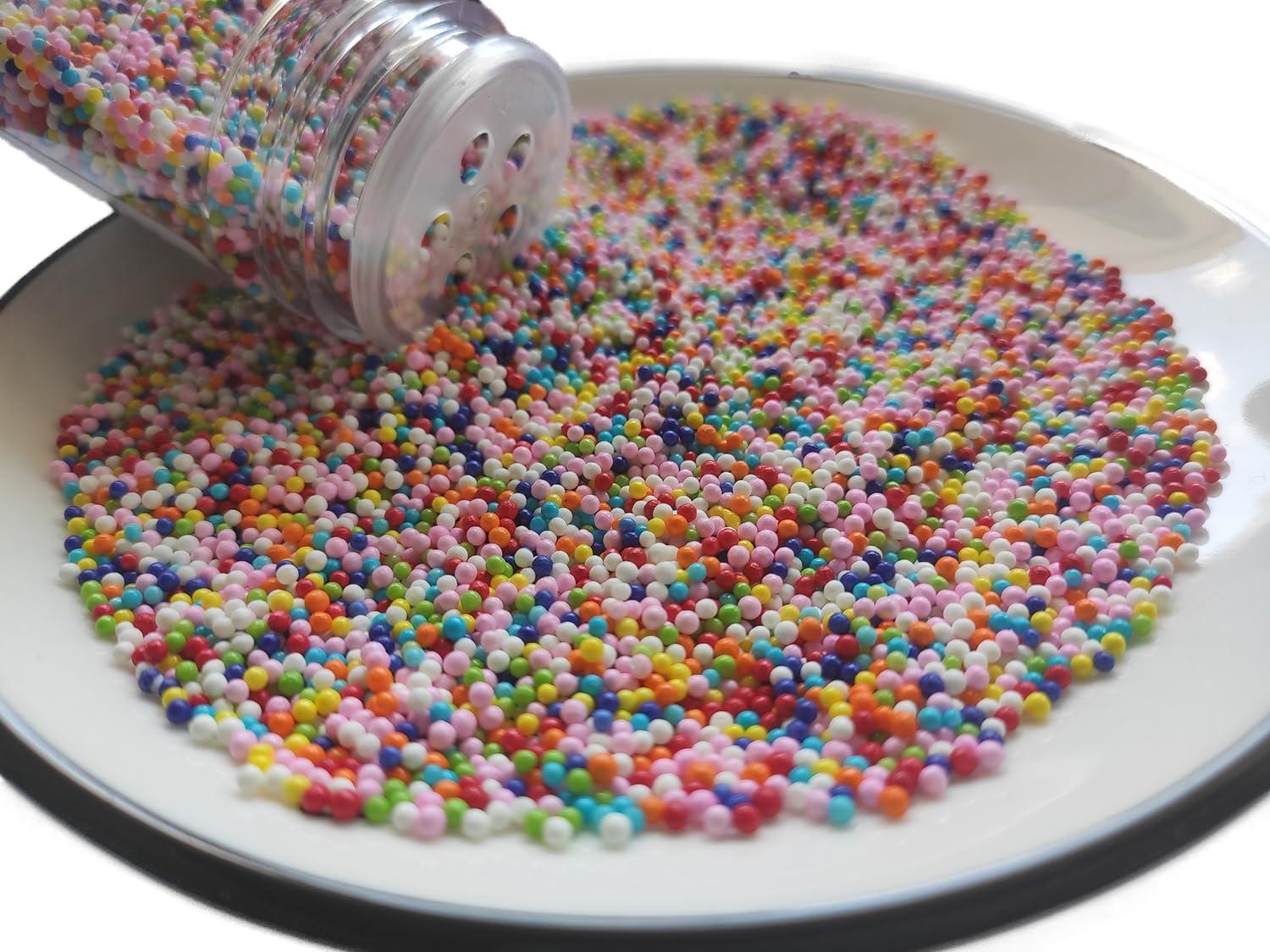 Edible Rainbow Non-Pareil Sugar Sprinkles | Perfect Cake & Cupcake ...