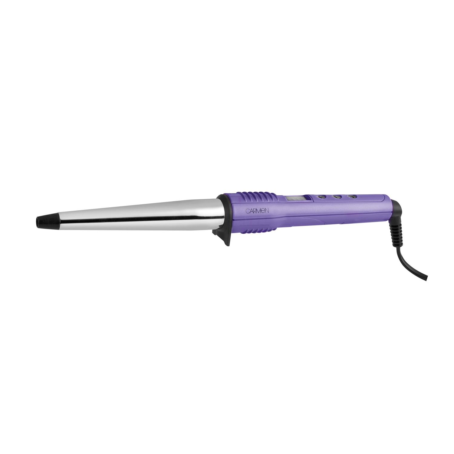 Carmen Conical Wand in Violet - Achieve Perfect Curls with Ease | Buy ...