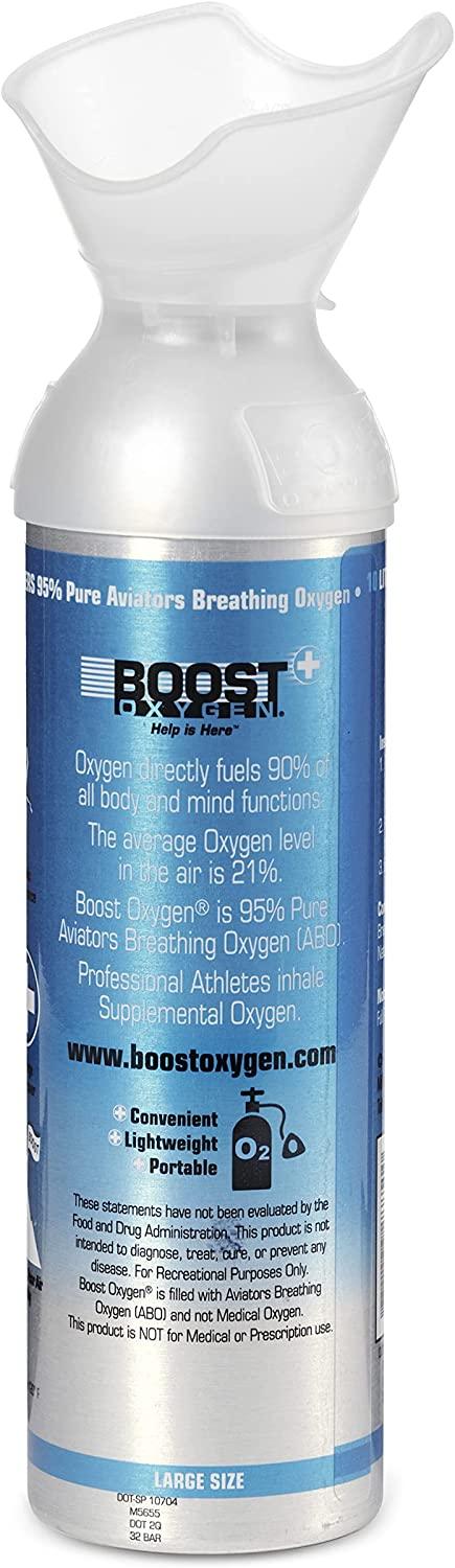 Boost Oxygen 10-Liter Natural Inhaler Canister 3-Pack - Peppermint ...