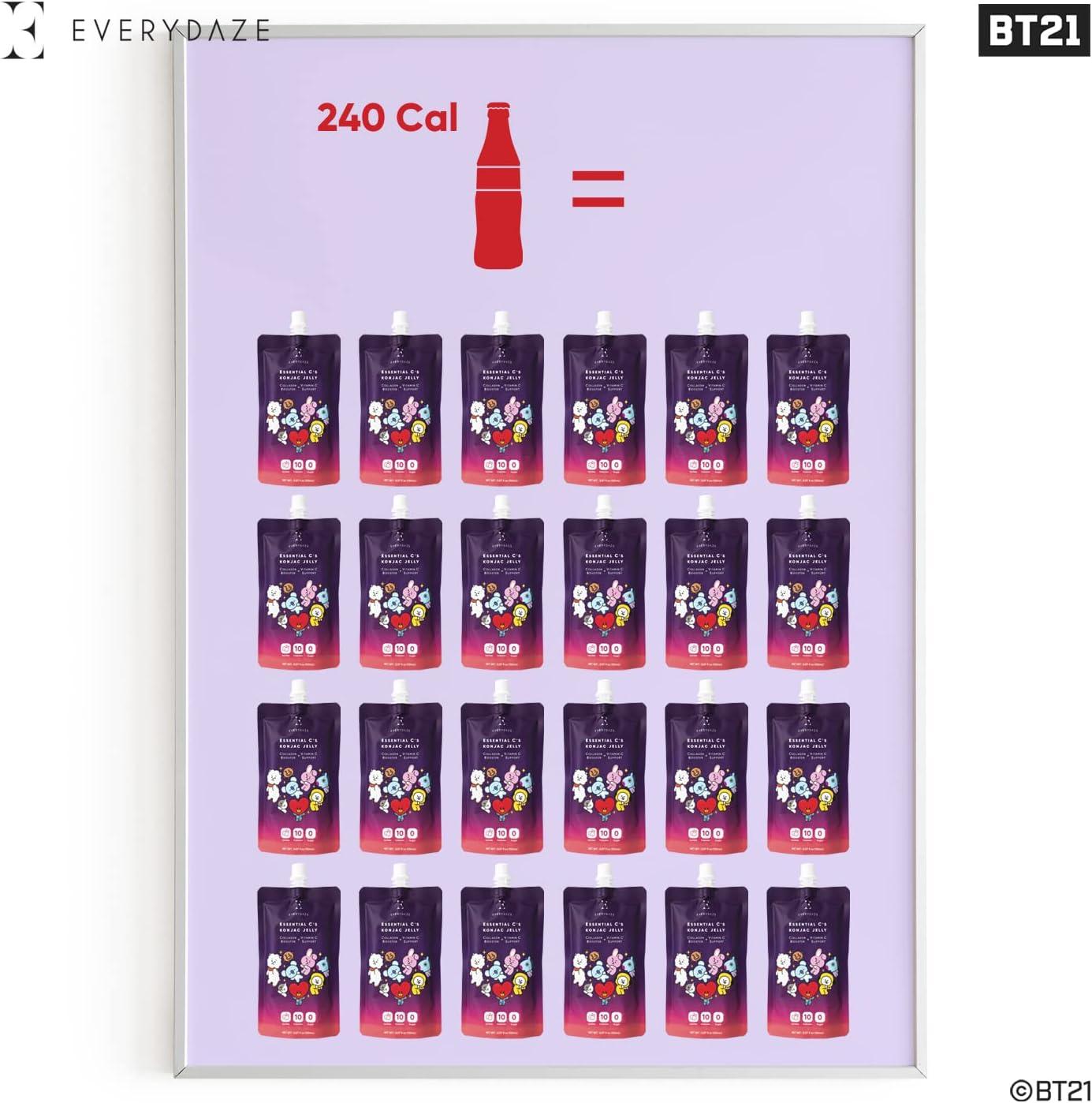 BEST DEAL: EVERYDAZE BT21 Lychee Collagen + Vitamin C Konjac Jelly - 10 ...