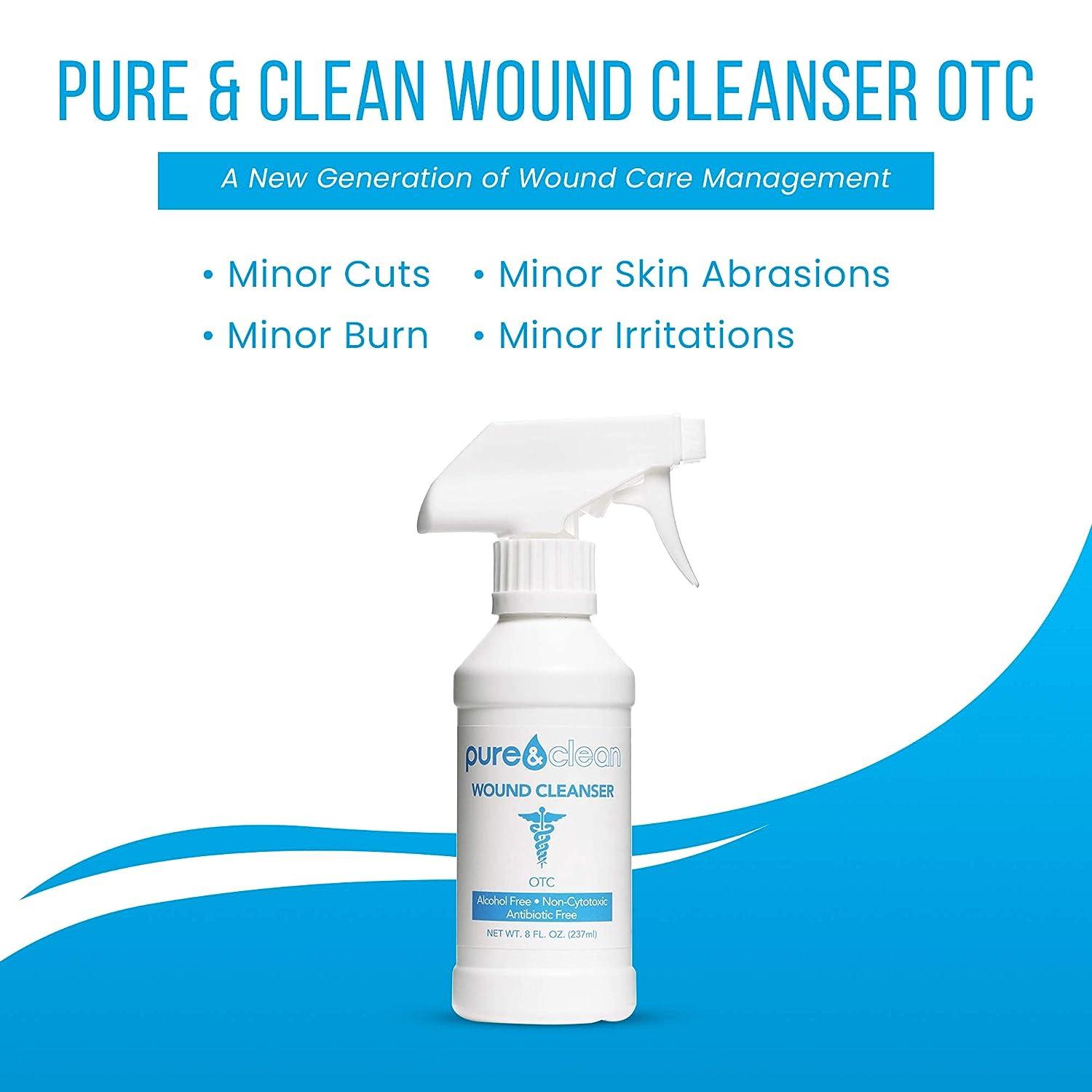 Hypochlorous Acid Wound Cleanser & Lid Prep - Alcohol-Free Formula - pH ...