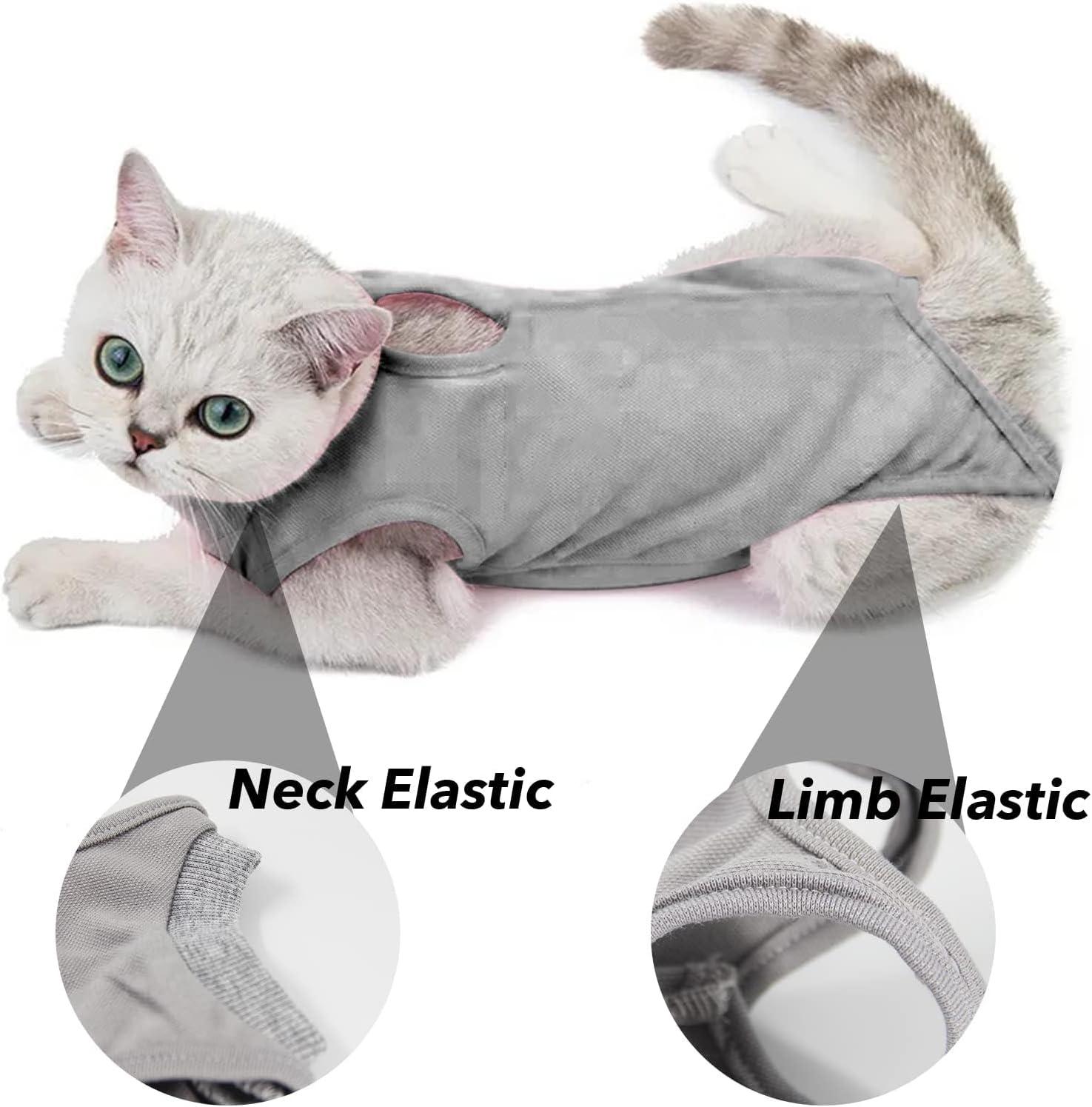 Premium Katzenbody for Cats | Post-Surgery Recovery Suits & E-Collar ...