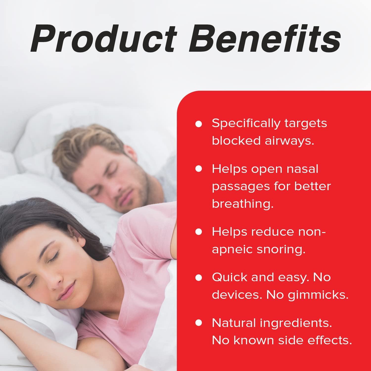 SnoreStop NasoSpray - Fast-Acting Snoring Solution for Deep Sleep - 60 ...