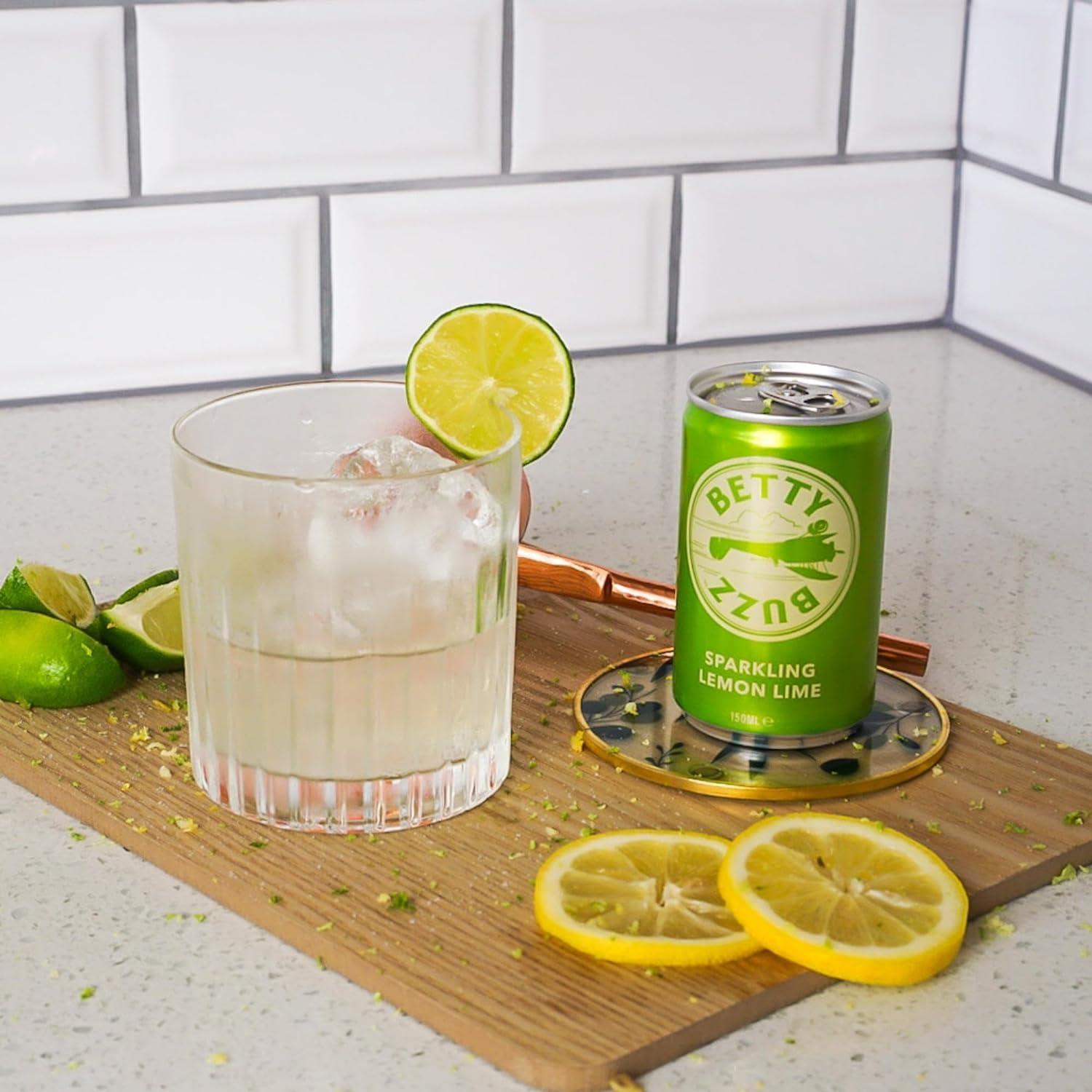 Betty Buzz Sparkling Lemon Lime Premium Mixer by Blake Lively | Natural ...