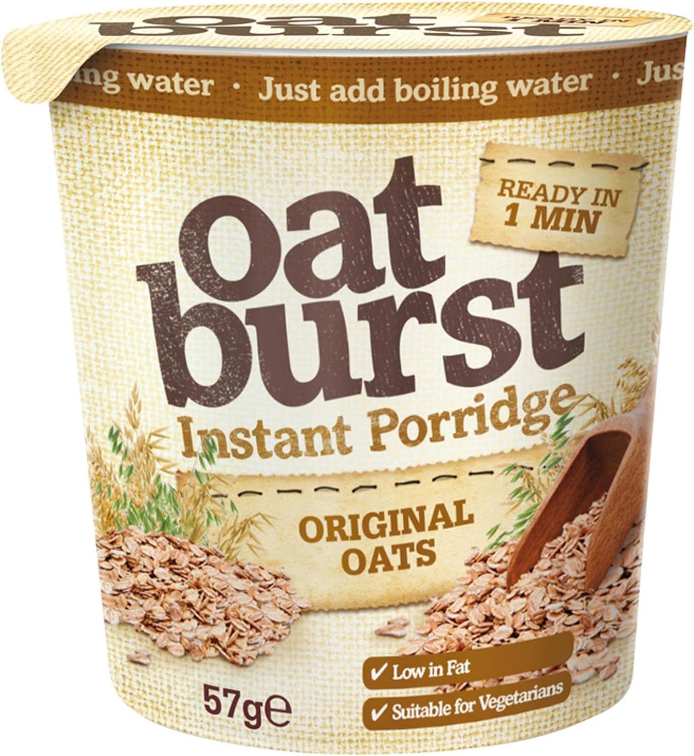 Breakfast Oats Bundle with Oatburst Porridge Pots Original Instant 57g ...