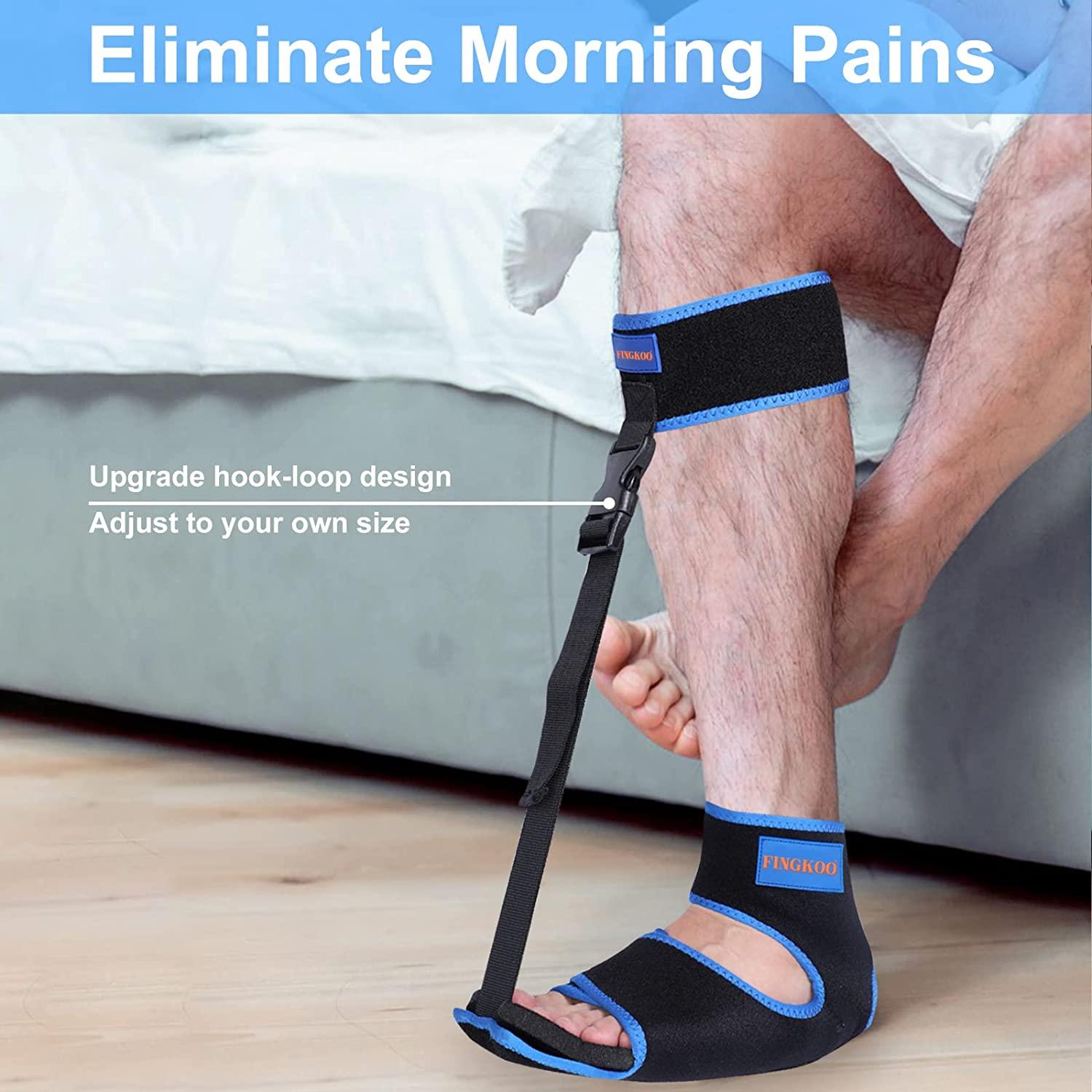 Adjustable Plantar Fasciitis Night Splint - Foot Brace for Pain Relief ...