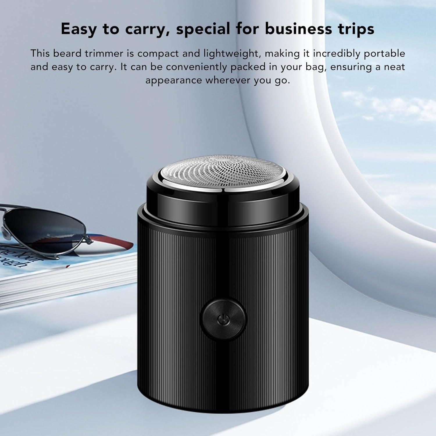 Mini Electric Beard Trimmer for Men - High Efficiency Portable Travel ...