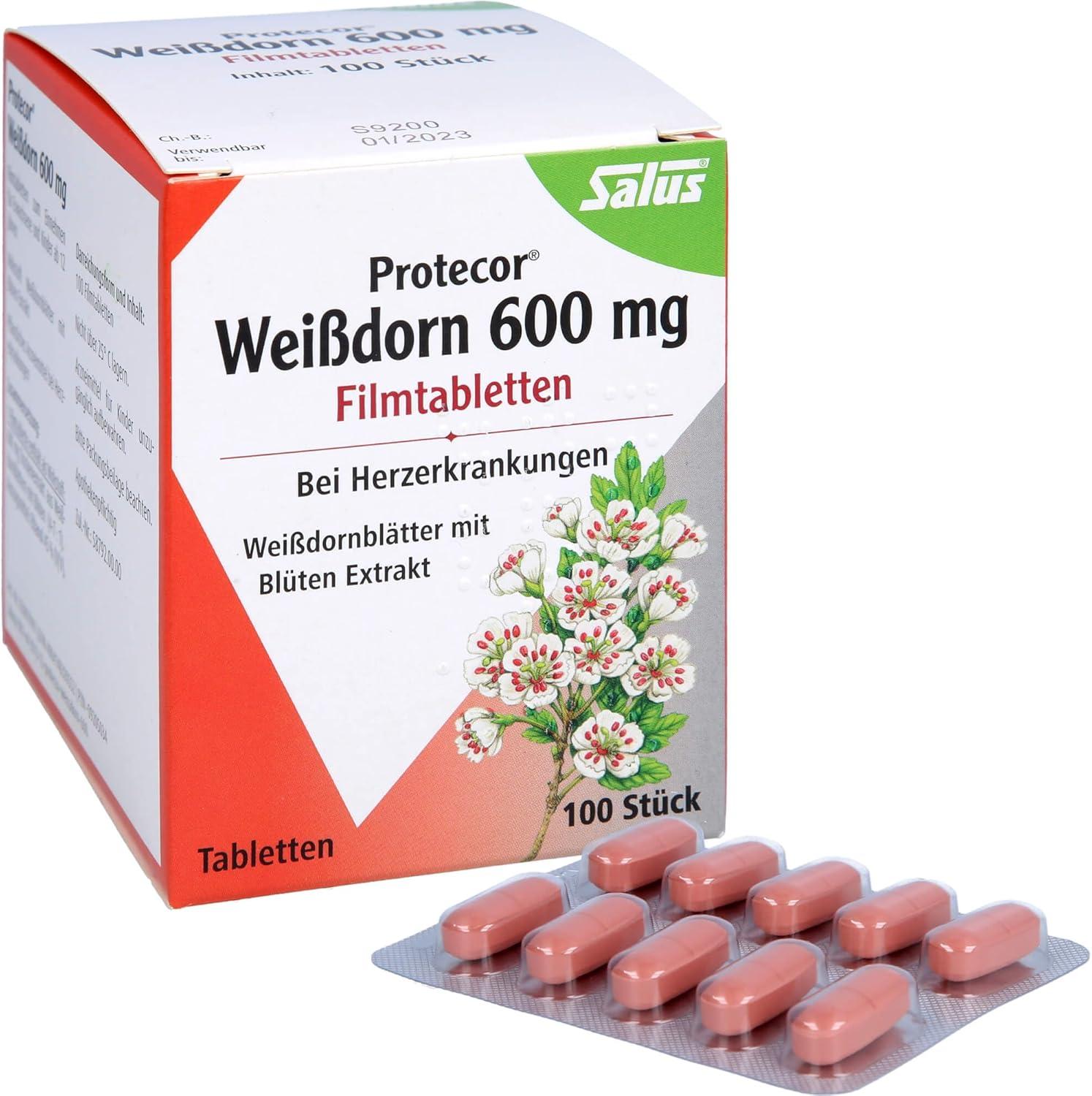 Buy Protector Hawthorn 600 mg Film-Coated Tablets - Best Price Fast ...