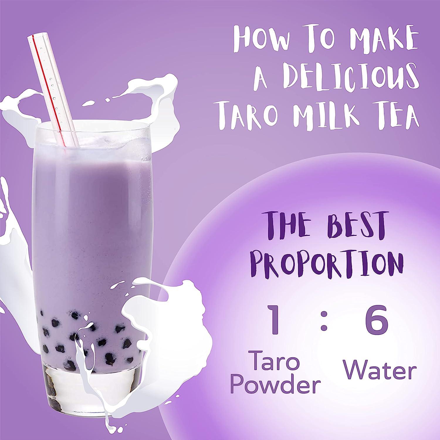 Inno Taro Milk Tea Powder for Boba Tea Kit - Bubble Milk Tea Mix with ...