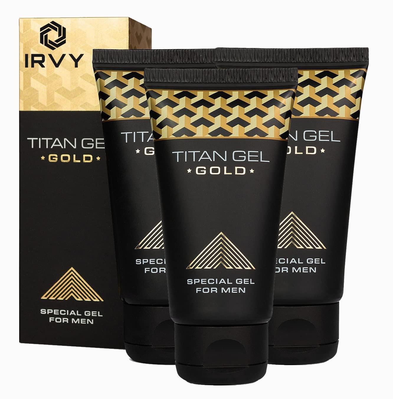 Irvy Gel Gold: Titan Man Original Gel for Men | Buy Now with Express ...