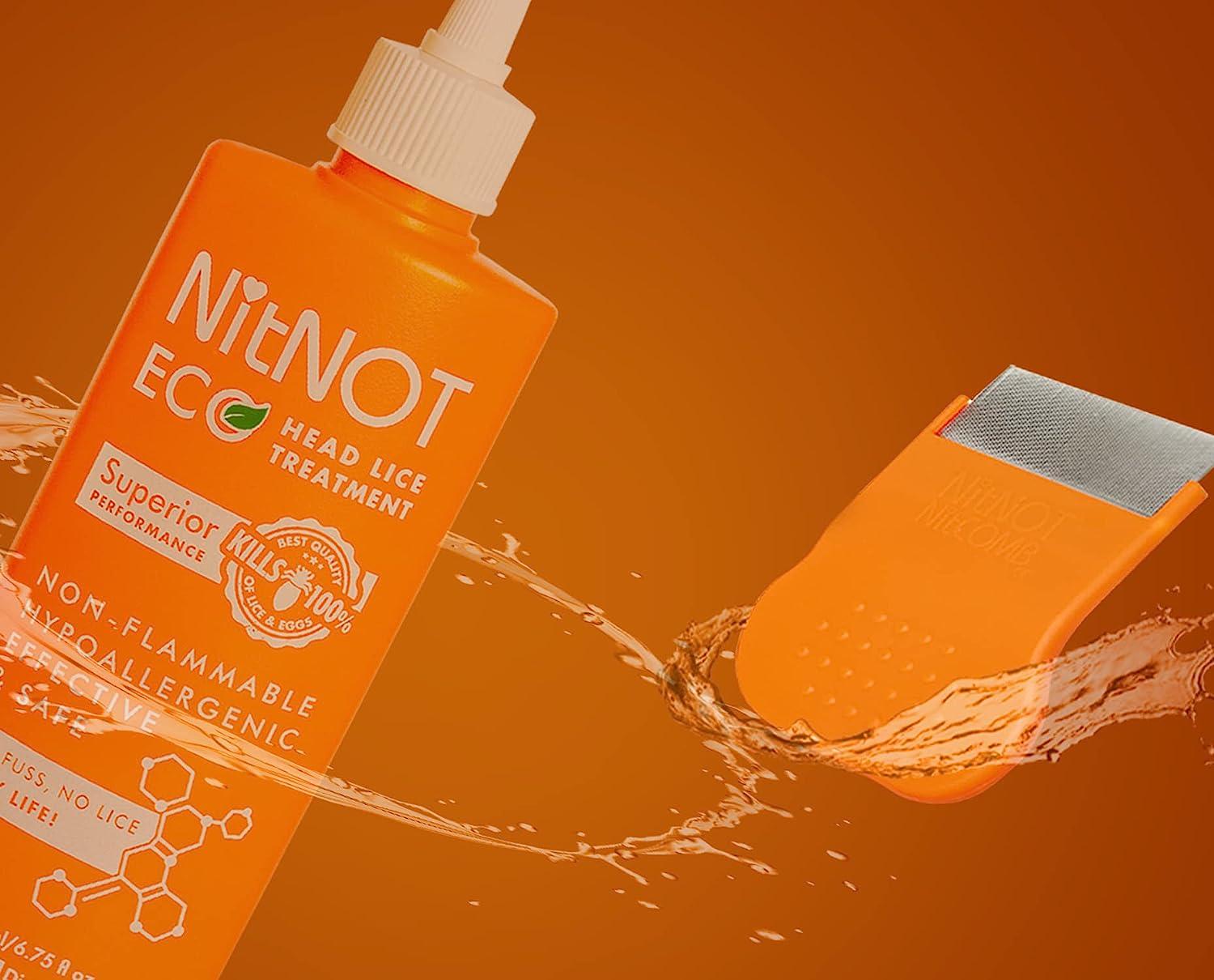 NitNOT Bundle: Head Lice Serum & Comb - As Seen on TV | Buy Now with ...