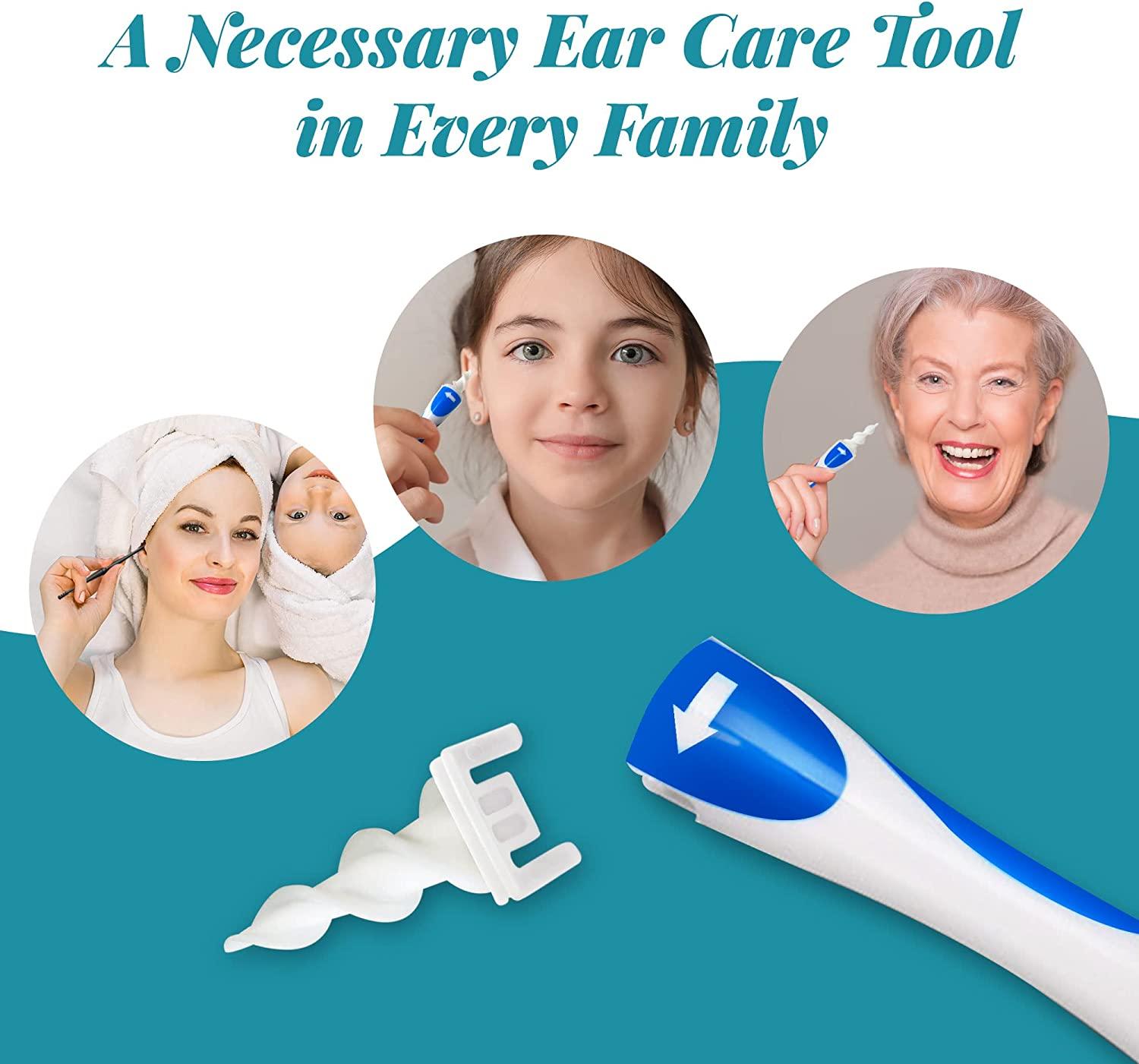 WAXIWAY Q-Grips Ear Wax Remover Kit | 3-in-1 Ear Cleaner with Silicone ...