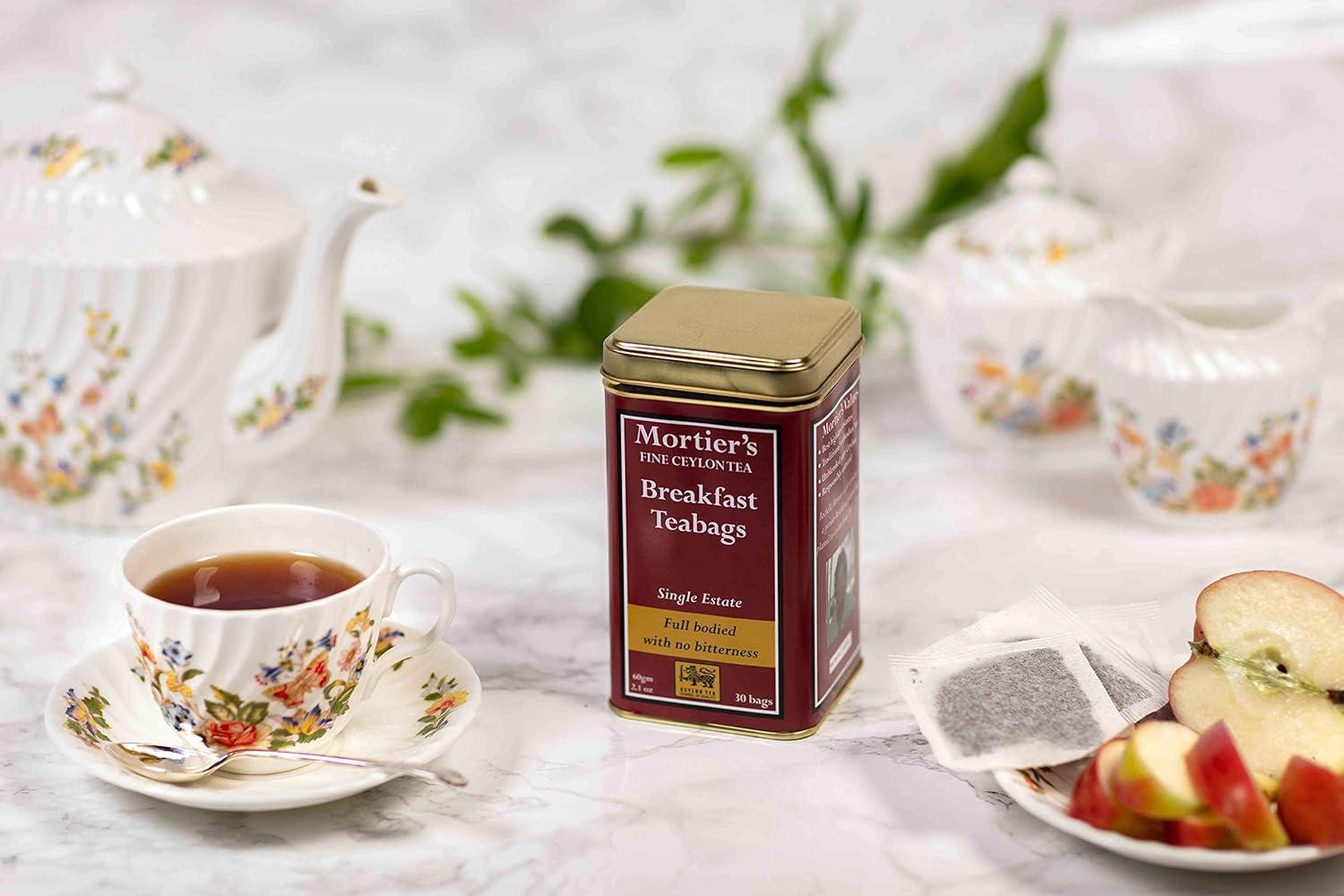 Mortier's Ceylon Breakfast Tea Bags - Great Taste Award Winner - 30 ...