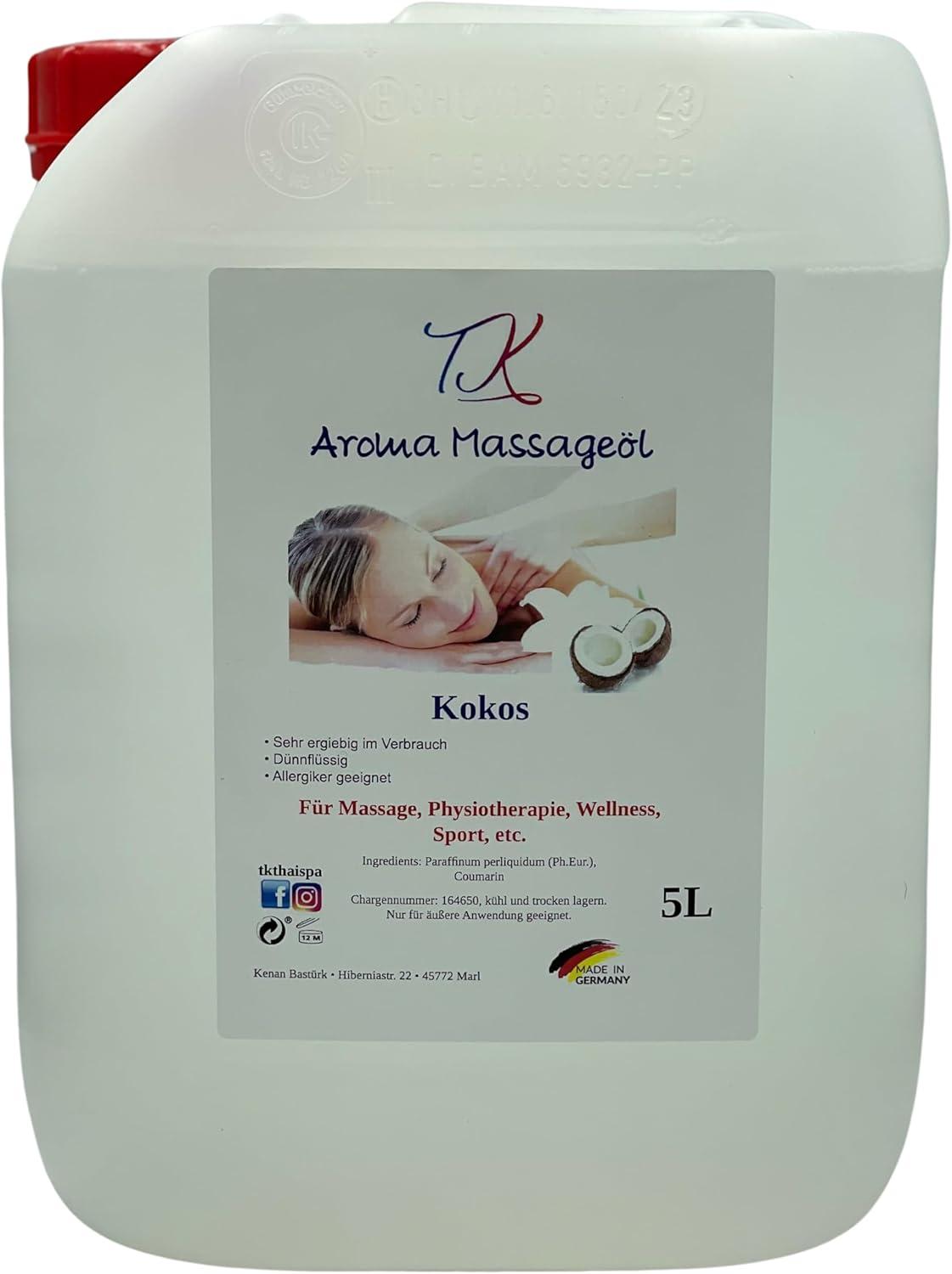 Aroma Massage Oil 1L - Coconut | Medicinal Quality for Massage ...