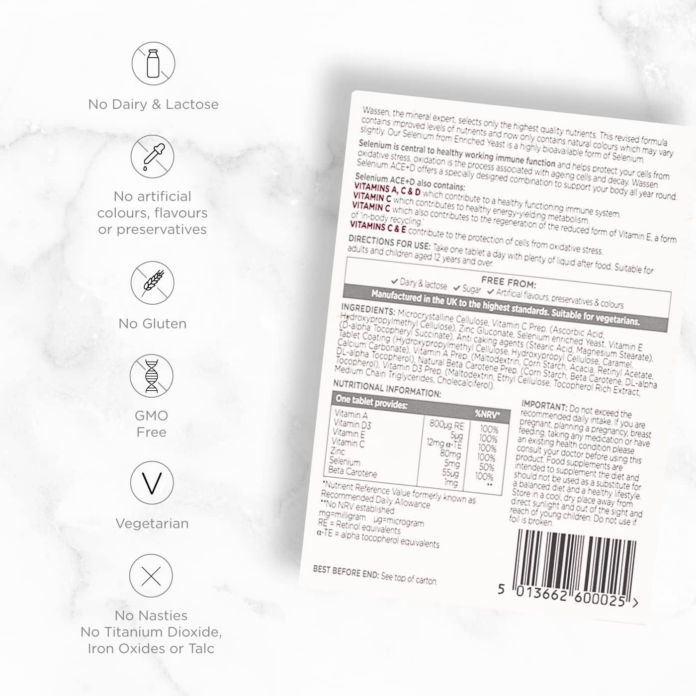 Selenium-Ace Tablets | 90-Day Supply | Boost Immunity & Overall Health ...