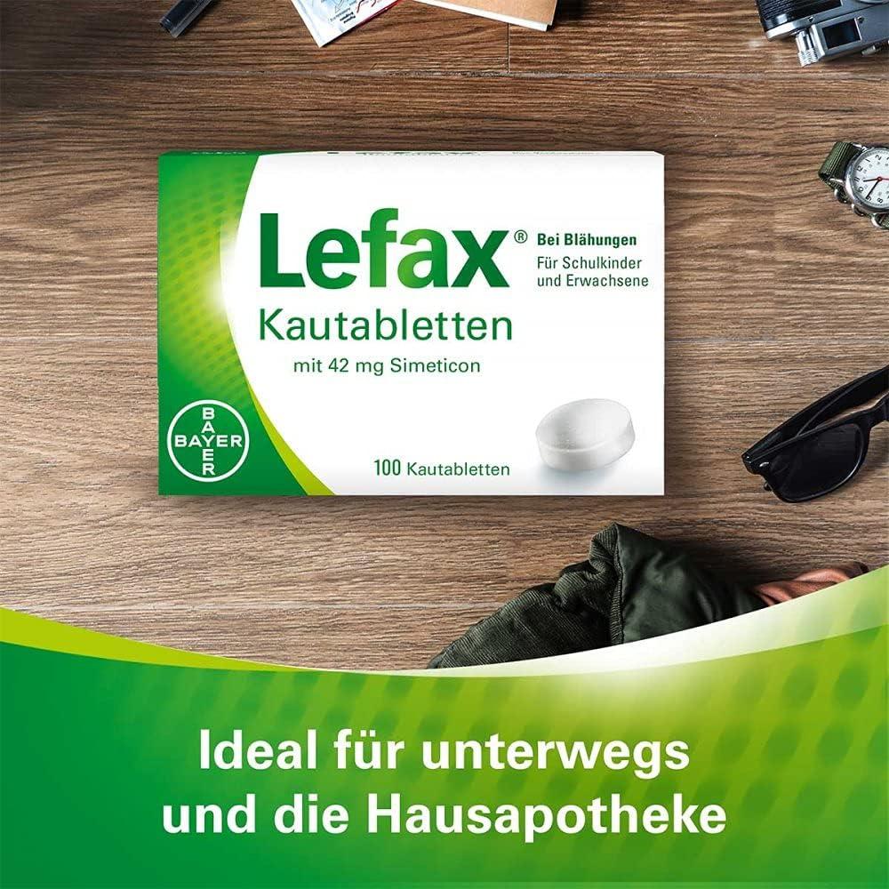 Lefax Chewing Tablets - 42 mg Simeticon for Flatulence Relief ...