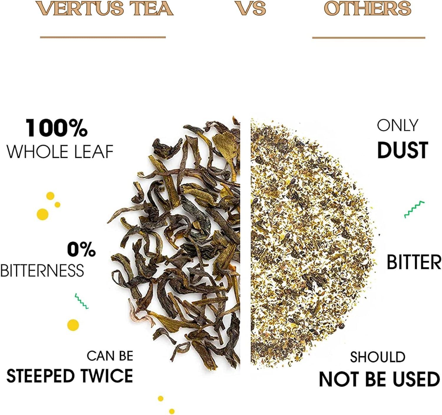 Vertus Tea VITALITY Ashwagandha and Moringa Teabags for Men | 25 units ...