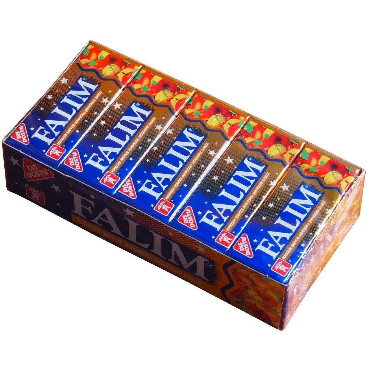 Falim Chewing Gum Tutti Frutti - Sugar-Free (20 x 5 Pieces 140g) | Buy ...