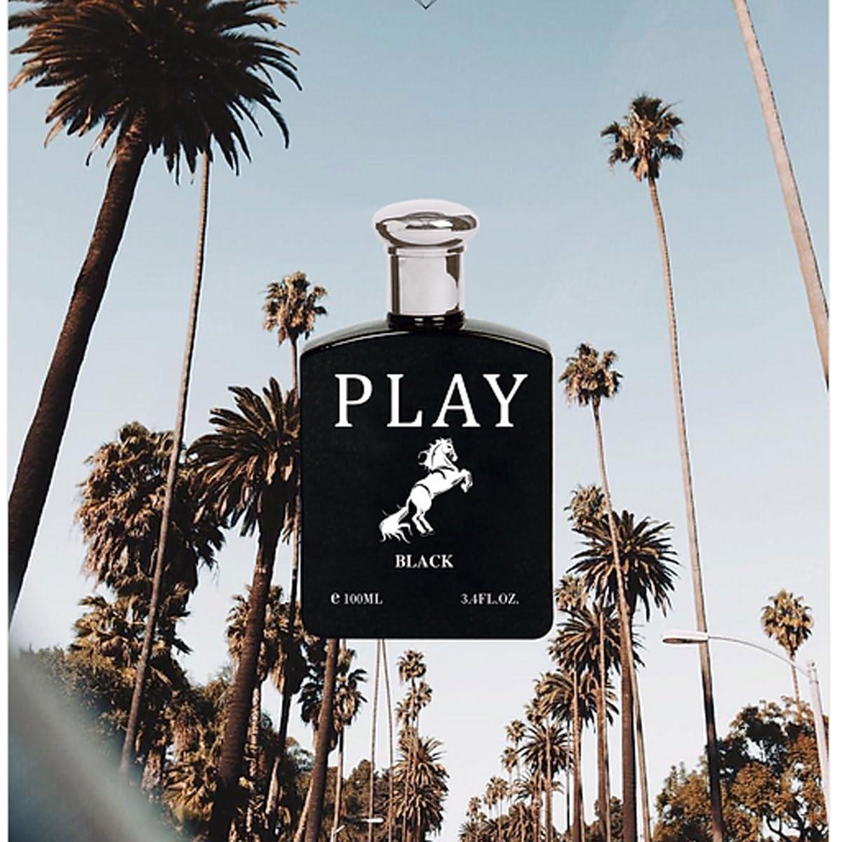 Play Black Man Perfume 100ml Eau De Parfum Vaporisateur Spray Sage ...