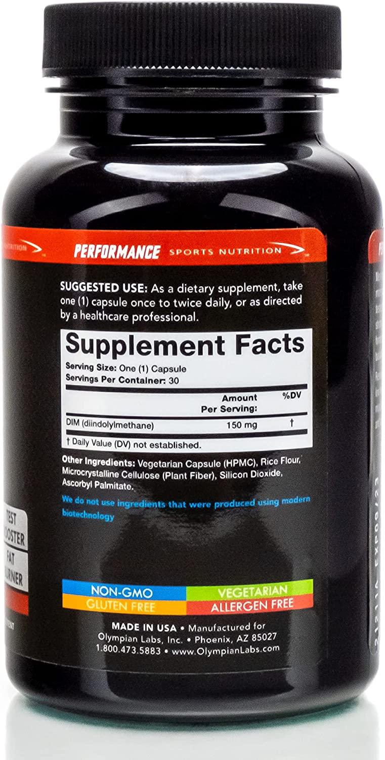 Optimized DIM 150mg Capsules for Hormone Balance & Acne Support - 30 ...