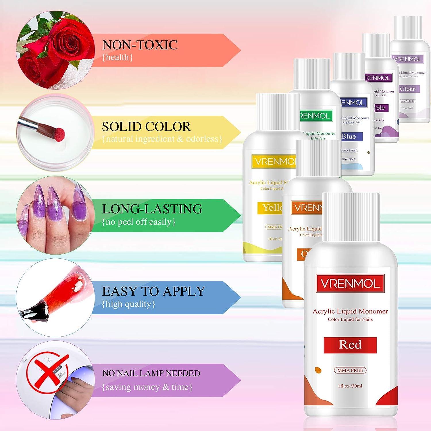 difference between violet and clear monomer