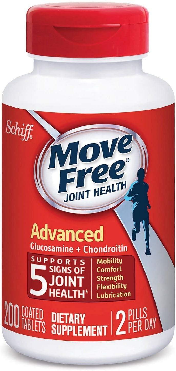 Move Free Advanced Joint Health Supplement - 200 Count | Supports Joint ...