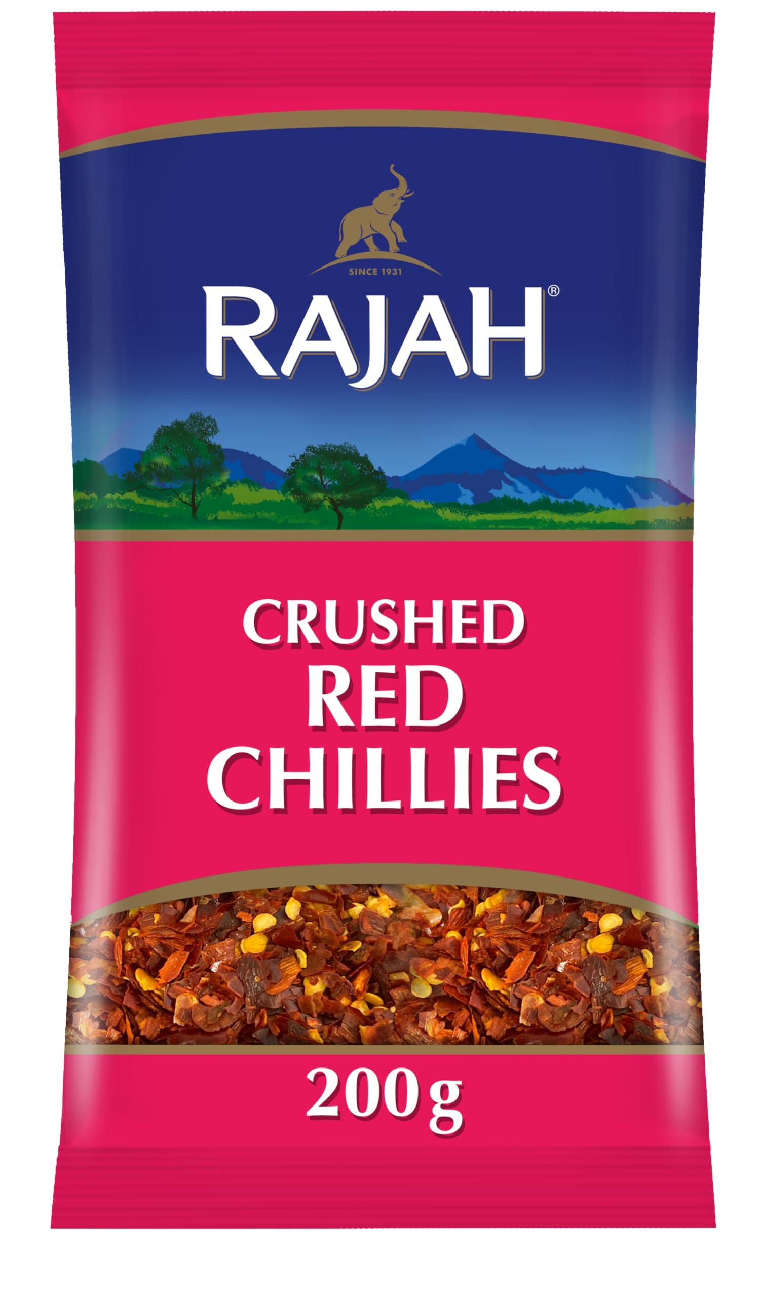 Rajah Crushed Red Chillies 200g - Authentic Indian Spice | Buy Now with ...