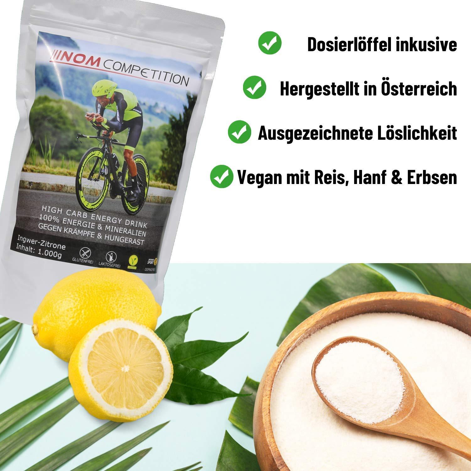 NOM Competition ISO Drink Powder - Premium Isotonic Sports Drink for ...