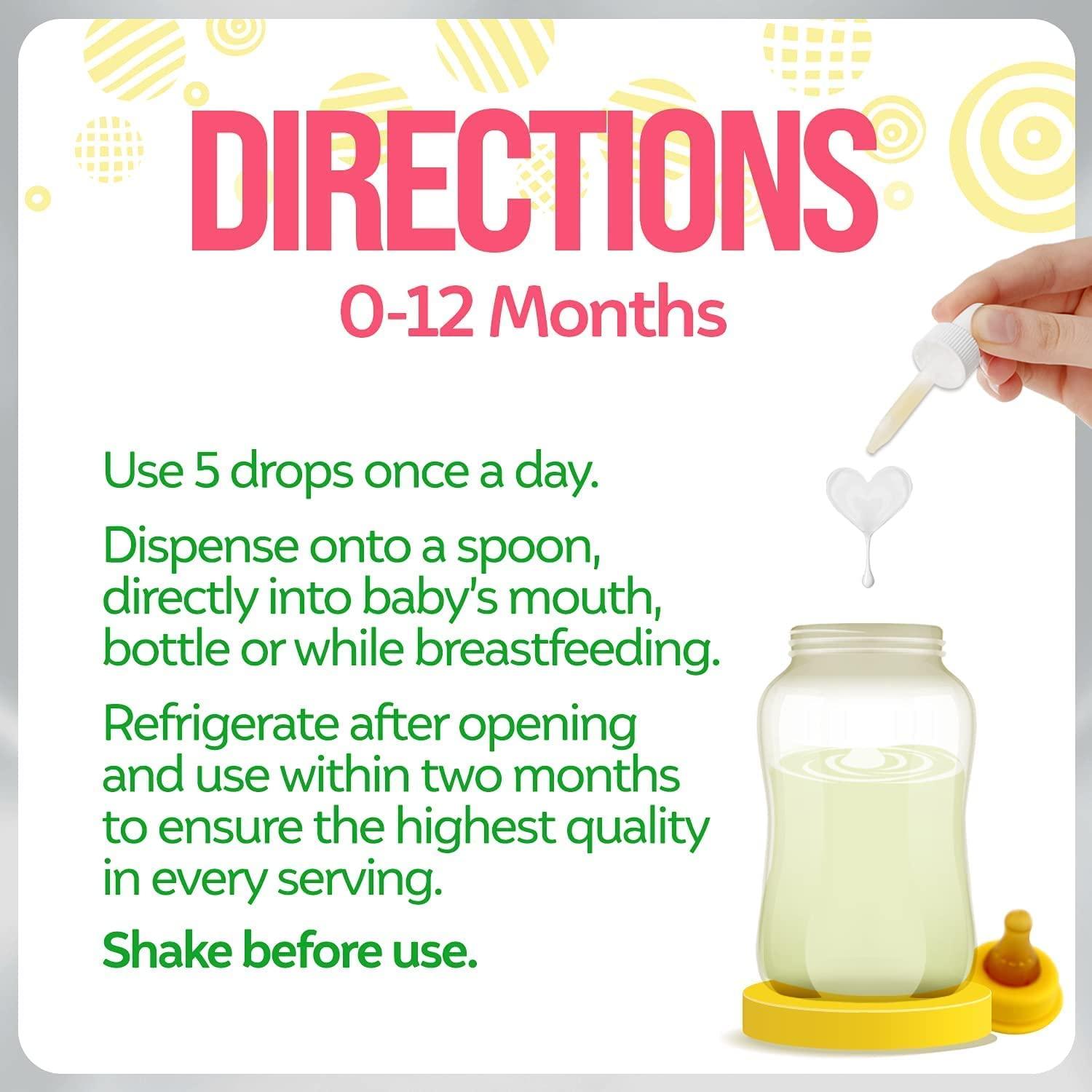 Culturelle Baby Calm & Comfort Probiotics + Chamomile Drops - Digestive ...
