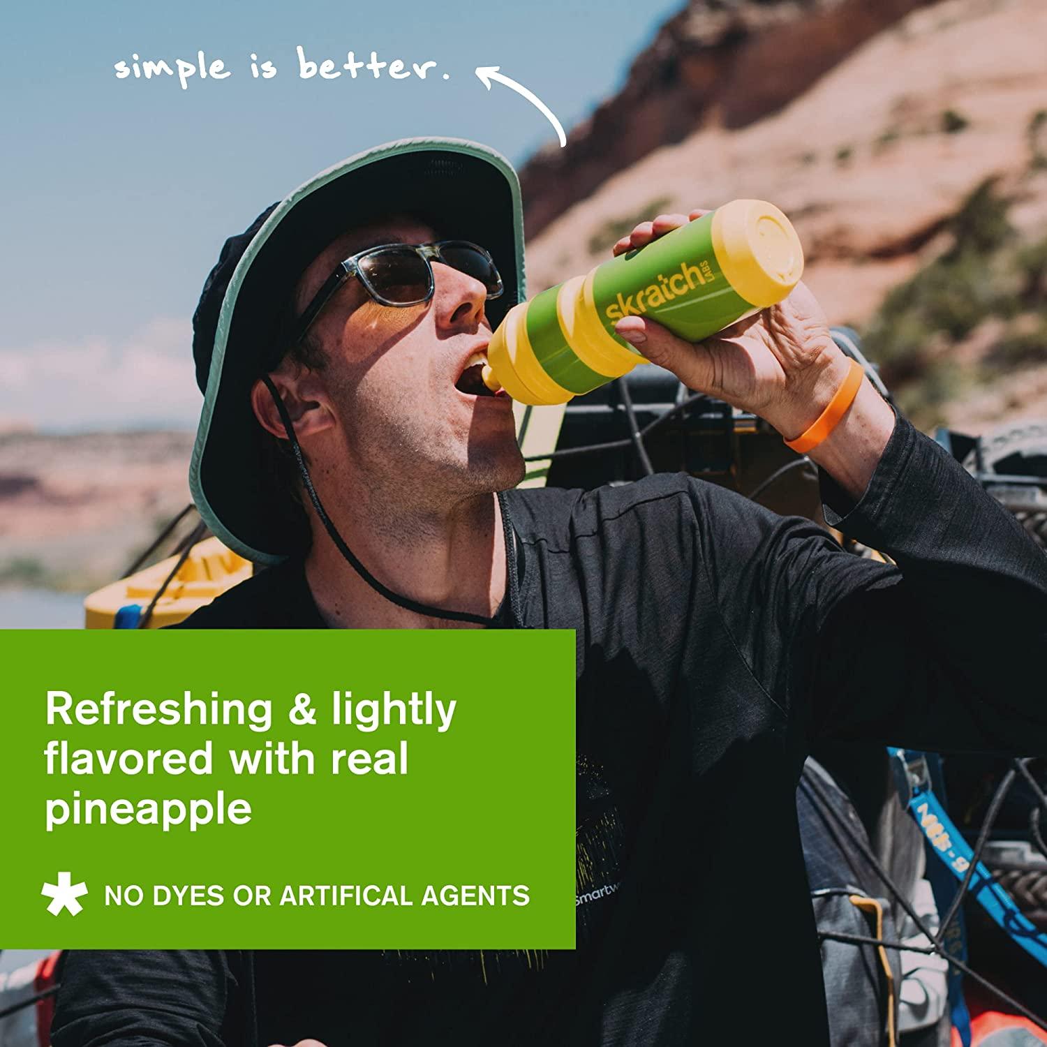 Skratch Labs Pineapple Hydration Packets - 20 Count Sport Drink Mix for ...