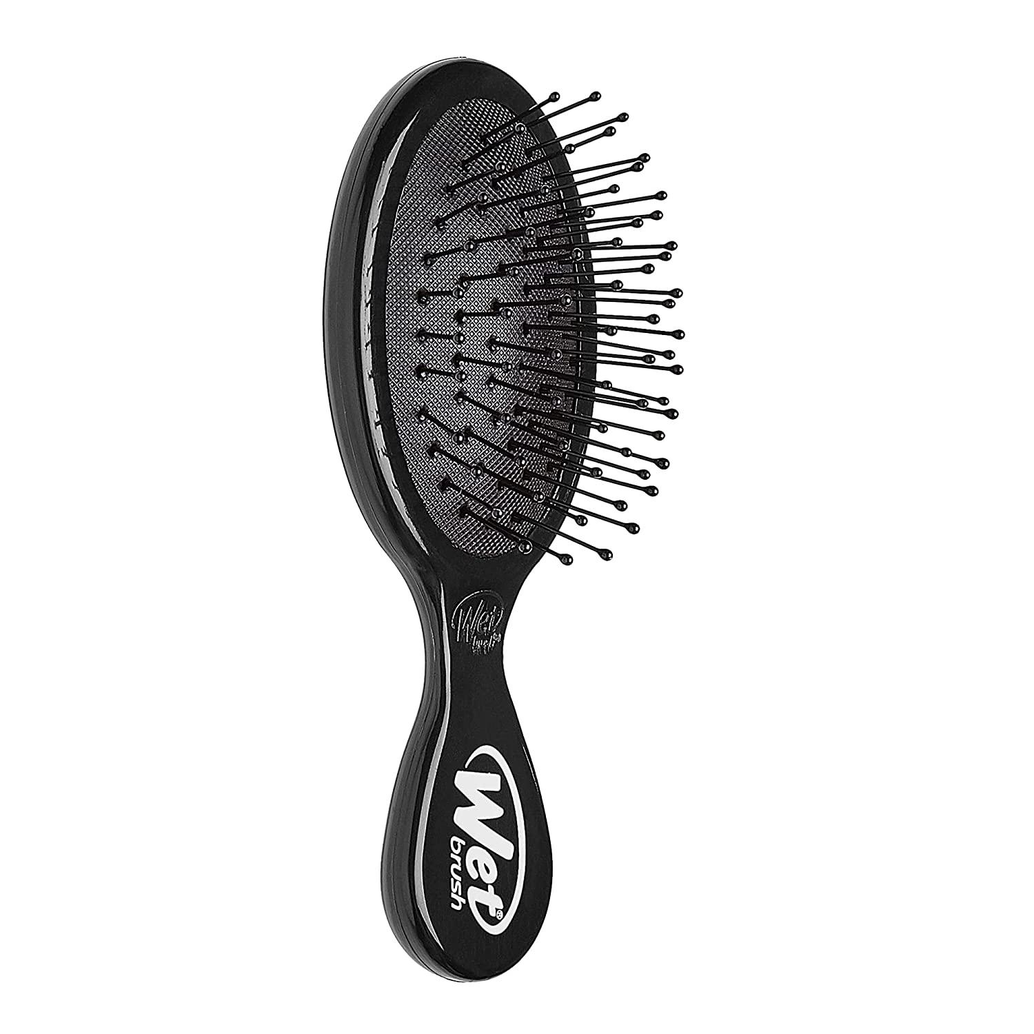 Wet Brush Squirt Detangler Hair Brush - Black - Mini Detangling Brush ...