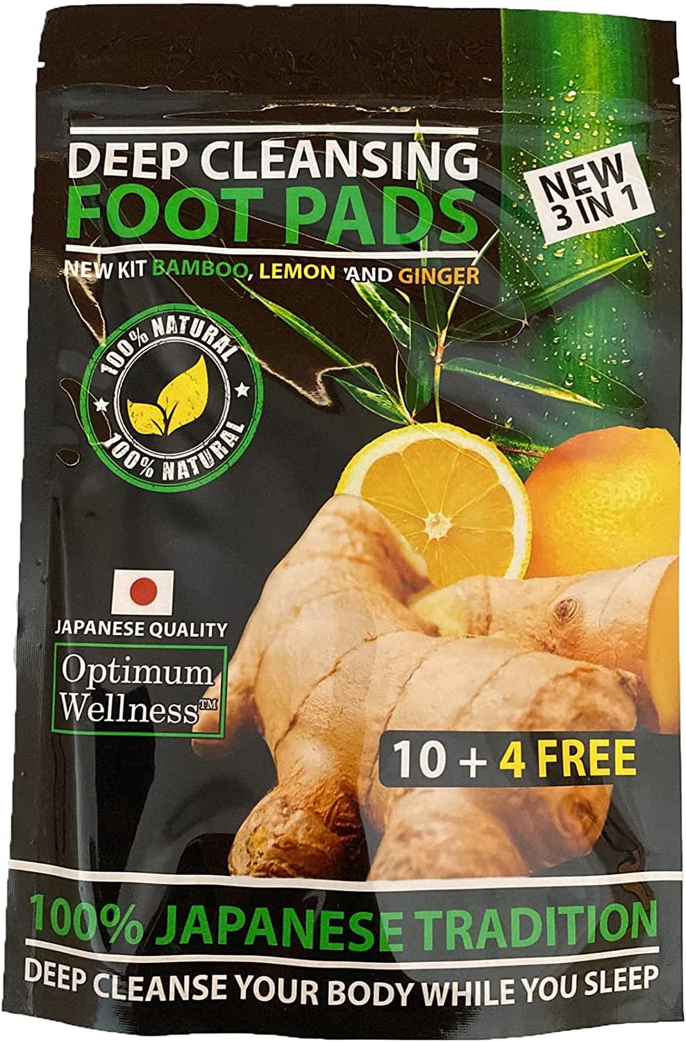 Optimum 3-in-1 Foot Pads: Relief for Foot Pain, Detox, and Relaxation ...