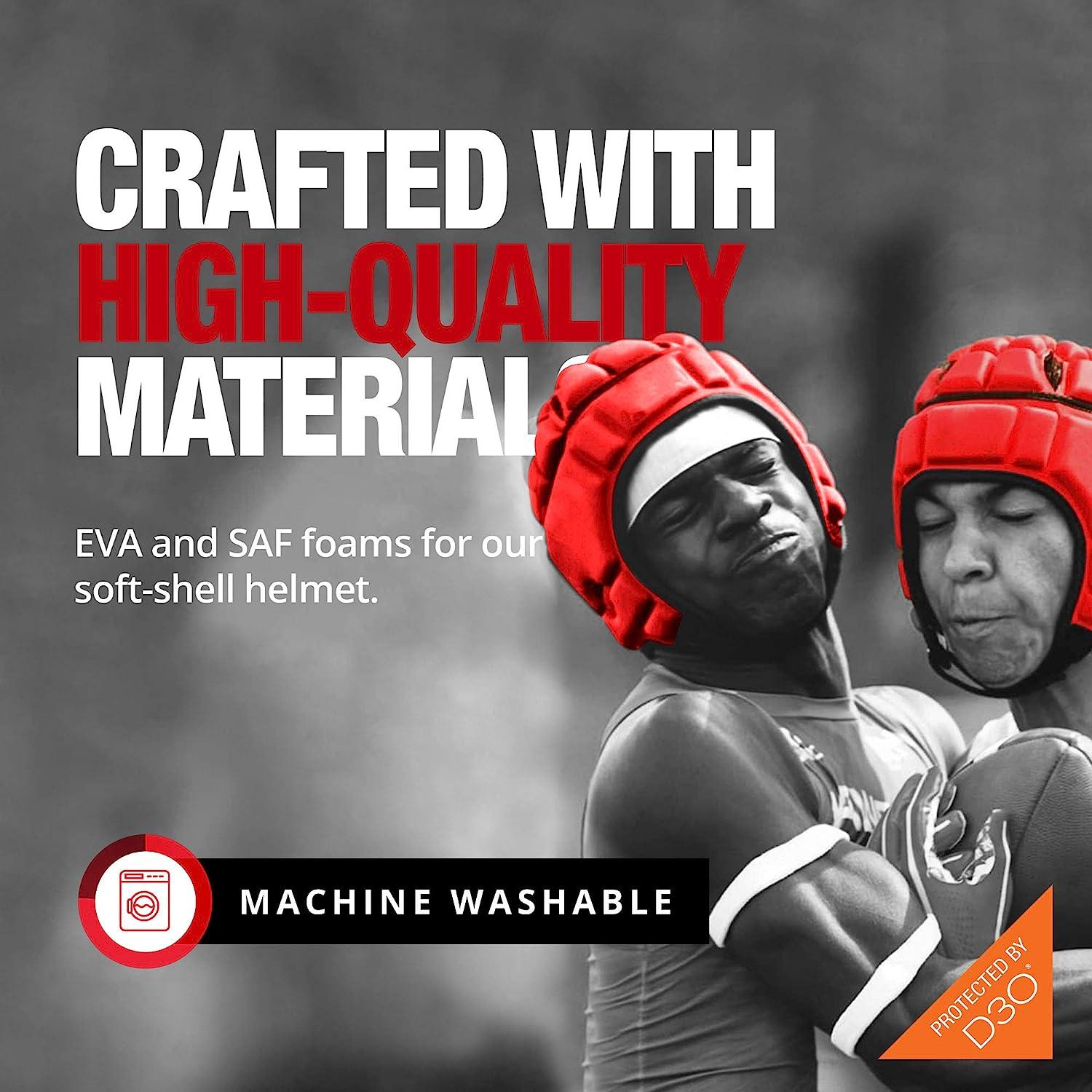 Gamebreaker PRO D3O Soft Shell Headgear Black - Large | Impact Protection Gear | Buy Now with ...