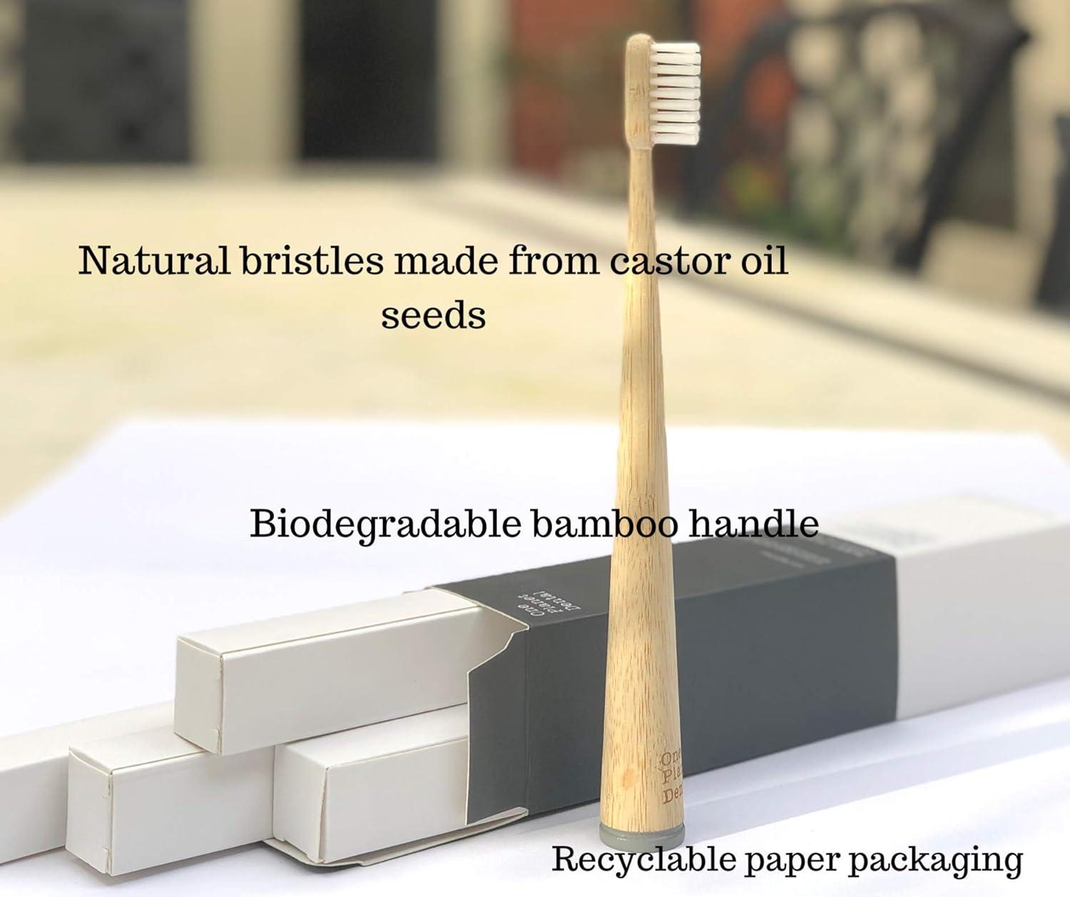 Bamboo Toothbrushes with Plant-Based Bristles | Vegan and Plastic-Free ...