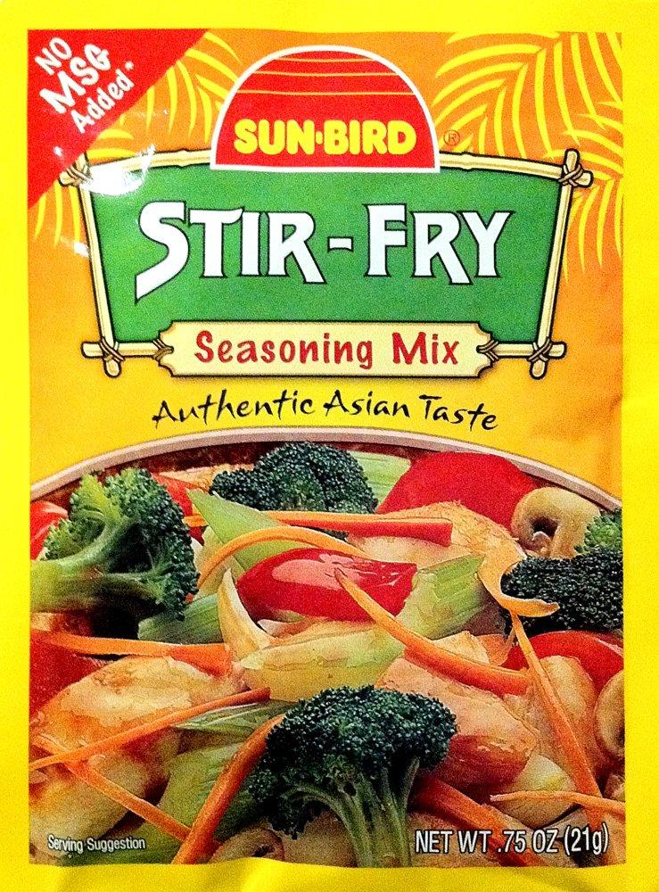 Sunbird Stir-Fry Seasoning Mix - 4 Packets (0.74 oz each) | Flavorful ...