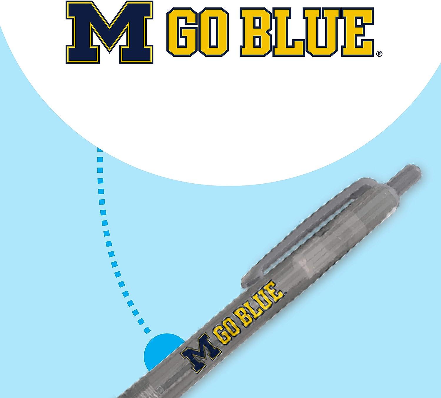 University of Michigan Wolverines Translucent 8 Pen Set - Officially ...