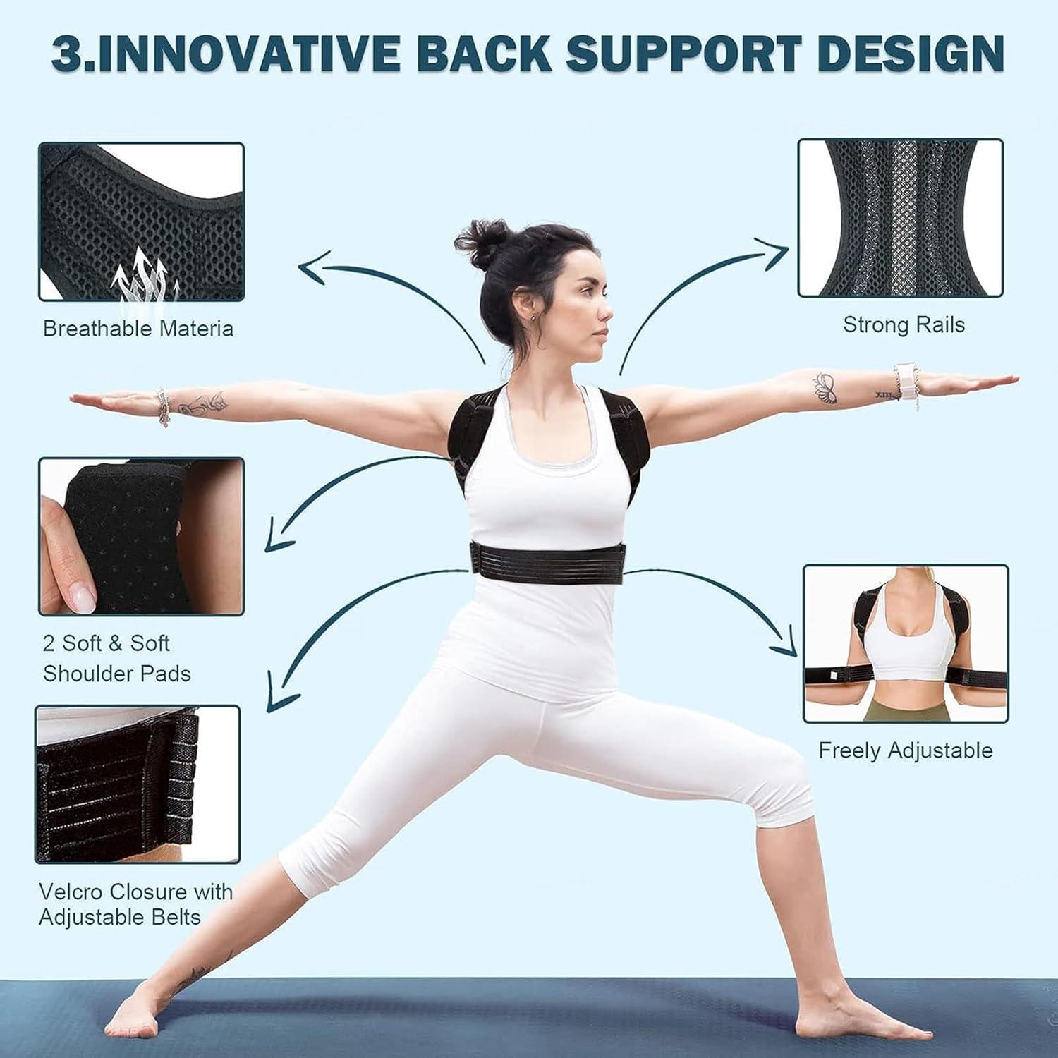 Meltor Adjustable Back Support - Breathable & Lightweight Solution for ...