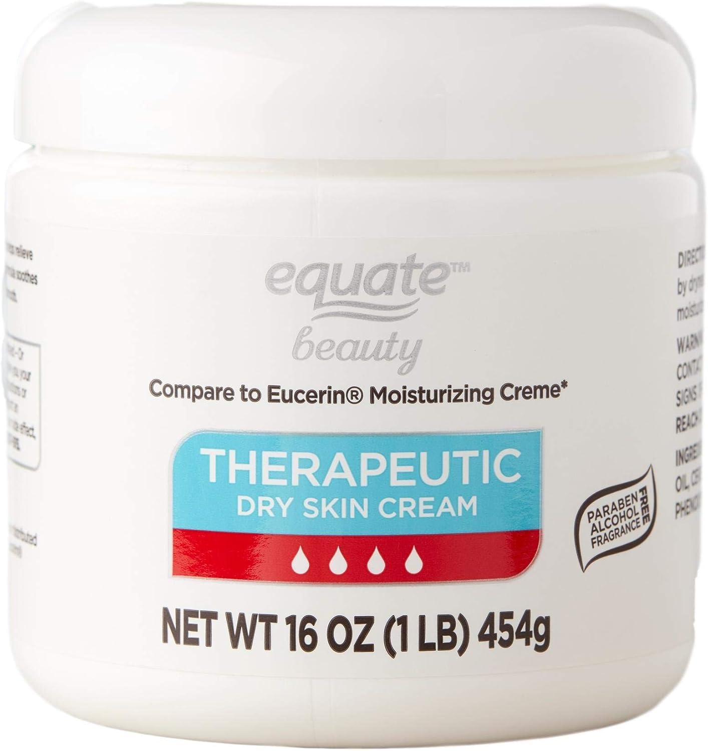 Equate Therapeutic Dry Skin Cream - 16 oz | Soothes & Nourishes Dry ...