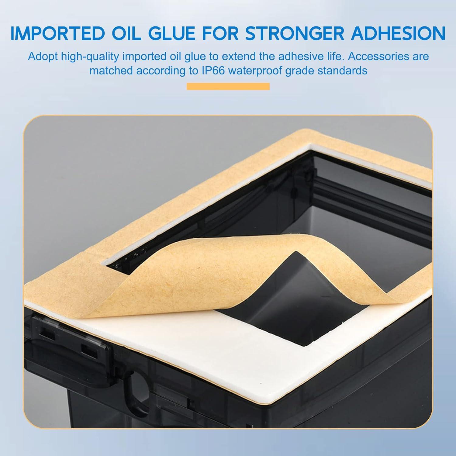 Lockable Waterproof Socket Cover Electrical Outlet Cover Box for Baby ...