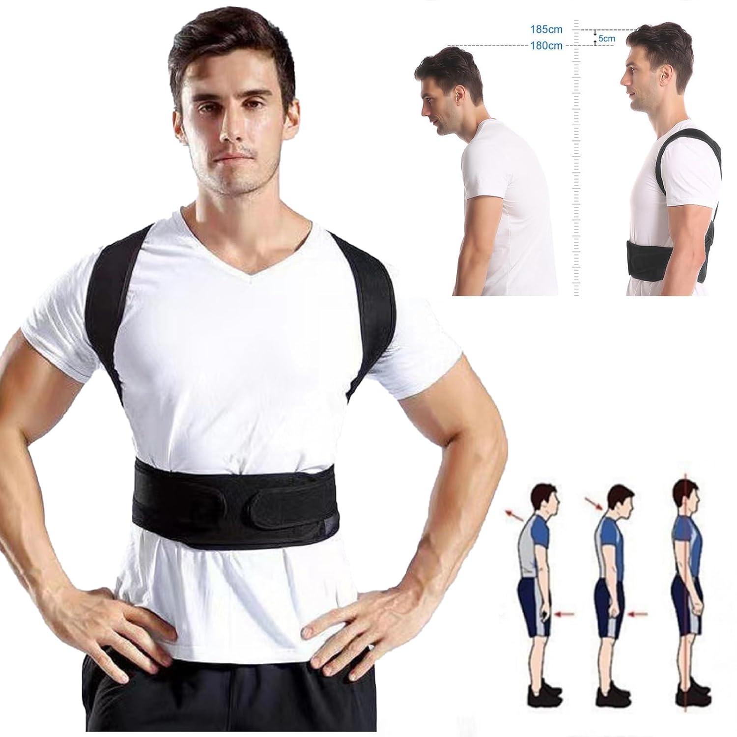 Buy Adjustable Back Posture Corrector for Men & Women - Improve Lumbar ...