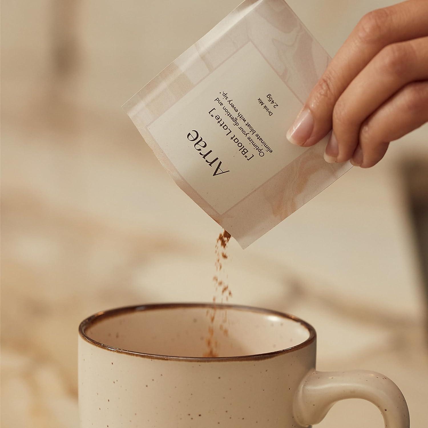 Arrae Bloat Latte Digestive Supplement - Fast-Acting Relief with ...