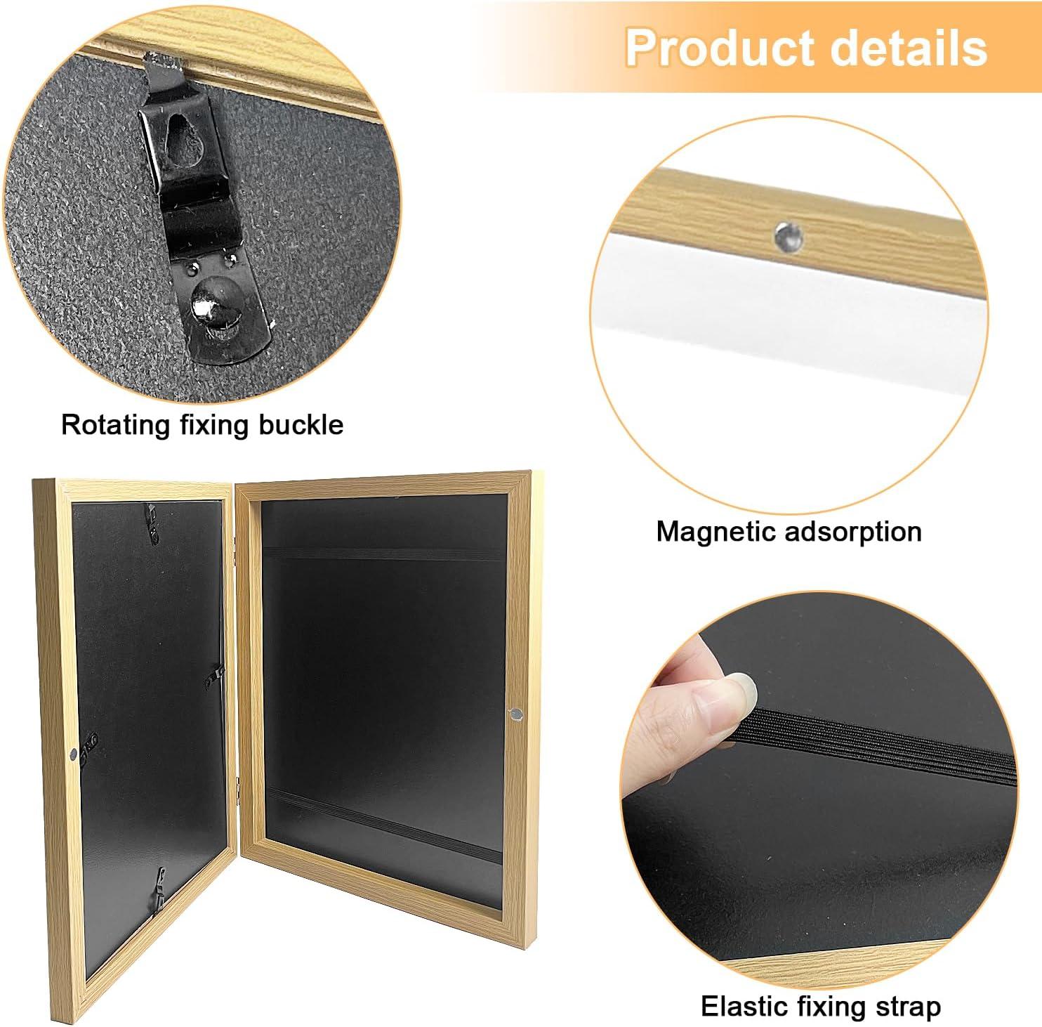 Quvbkz A4 Picture Frame for Children's Drawings - Fillable Folding ...