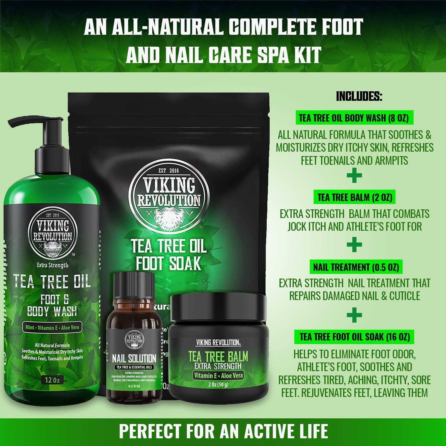 Tea Tree Foot Soak Foot Spa Kit - Tea Tree Oil Foot Fungus Soak with ...