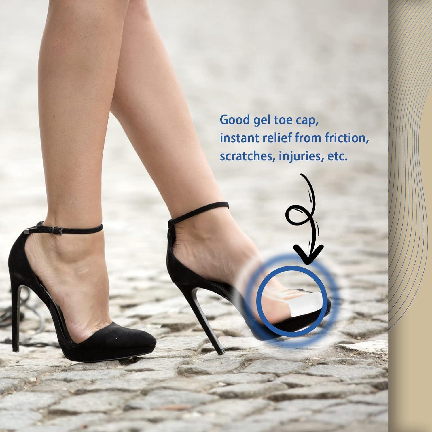 Sanwuyi Toe Caps - Big Toe Guards for Toenail Protection - Large Size