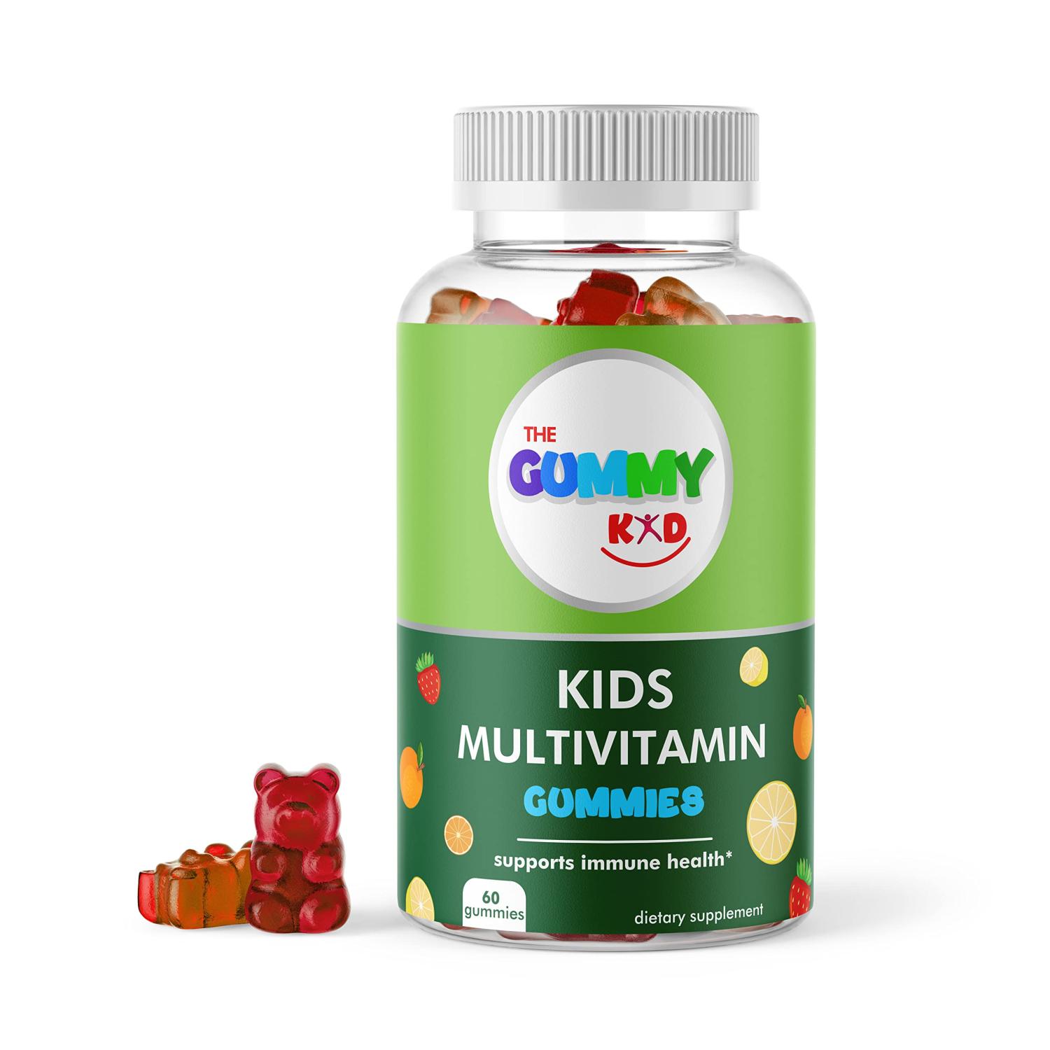 Gummy Kid Multivitamin Gummies - Natural Flavor, 60 Gummies, 30 Day ...