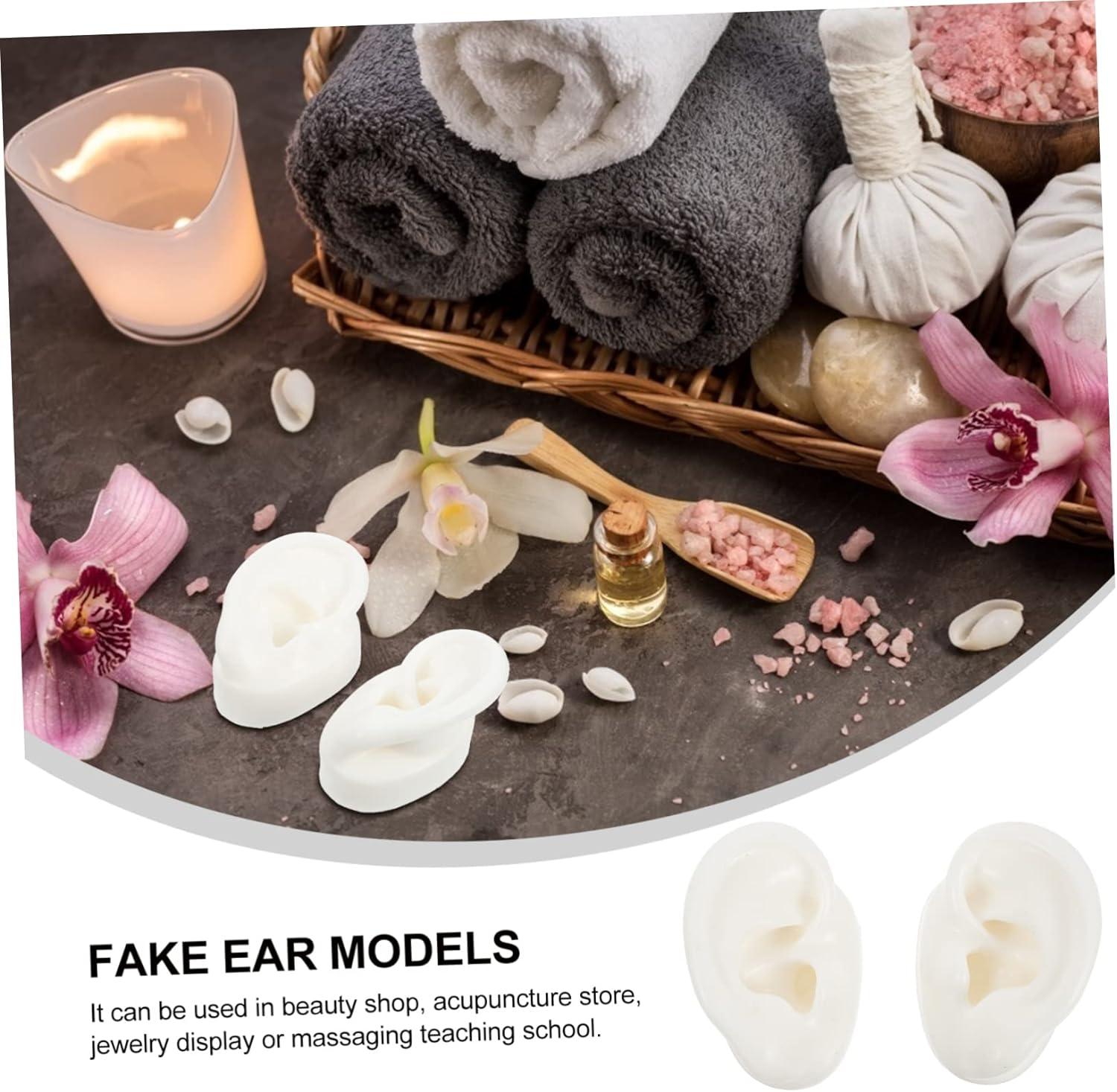 Pair of Human Ear Model Silicone Mold for Jewelry and Body Stencils ...