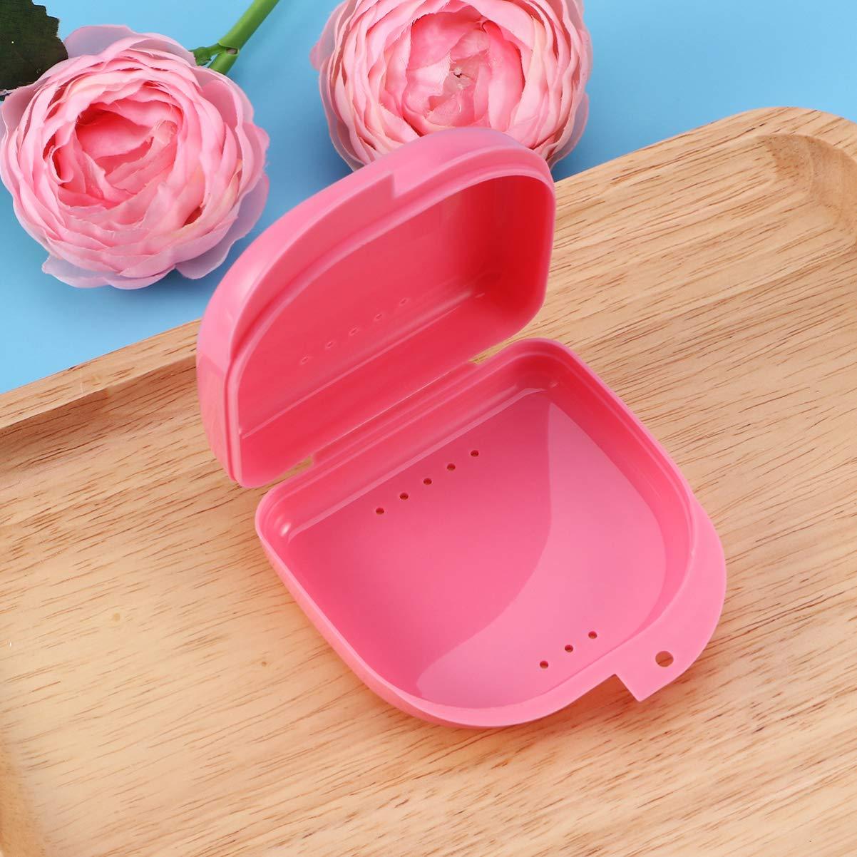 EXCEART Partial Denture Case with Vent Holes - False Teeth Storage ...