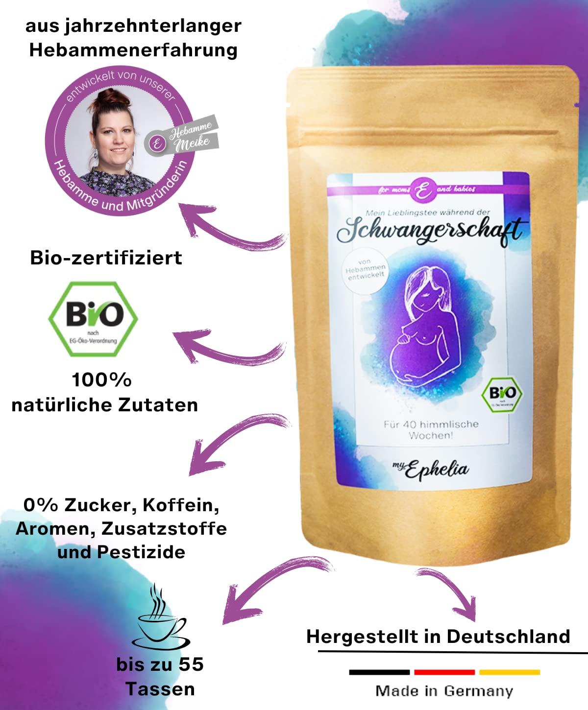 Myephelia Pregnancy Tea | Organic Women's Mantle & Milissal Leaves ...
