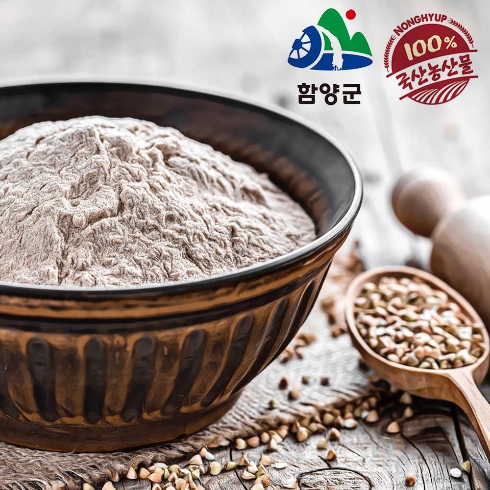 NongHyup Buckwheat Flour Memil Garu 500g/1.1 lb - All Natural Korean ...