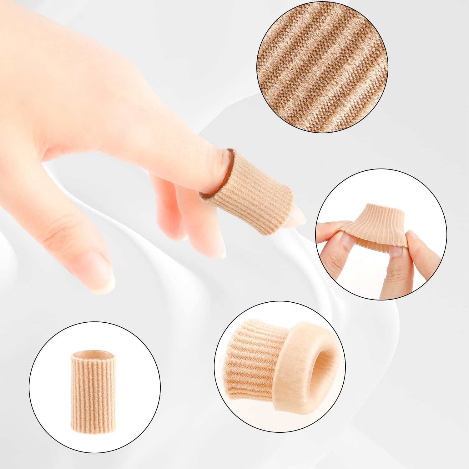 Gel Toe Tubes Sleeves For Corns, Blisters, and Calluses - 8 Piece Set ...